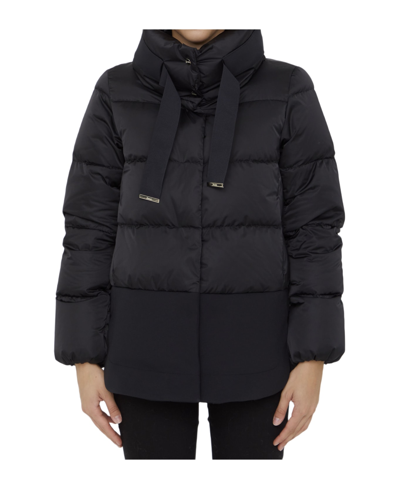 Herno Black Satin Jacket | italist