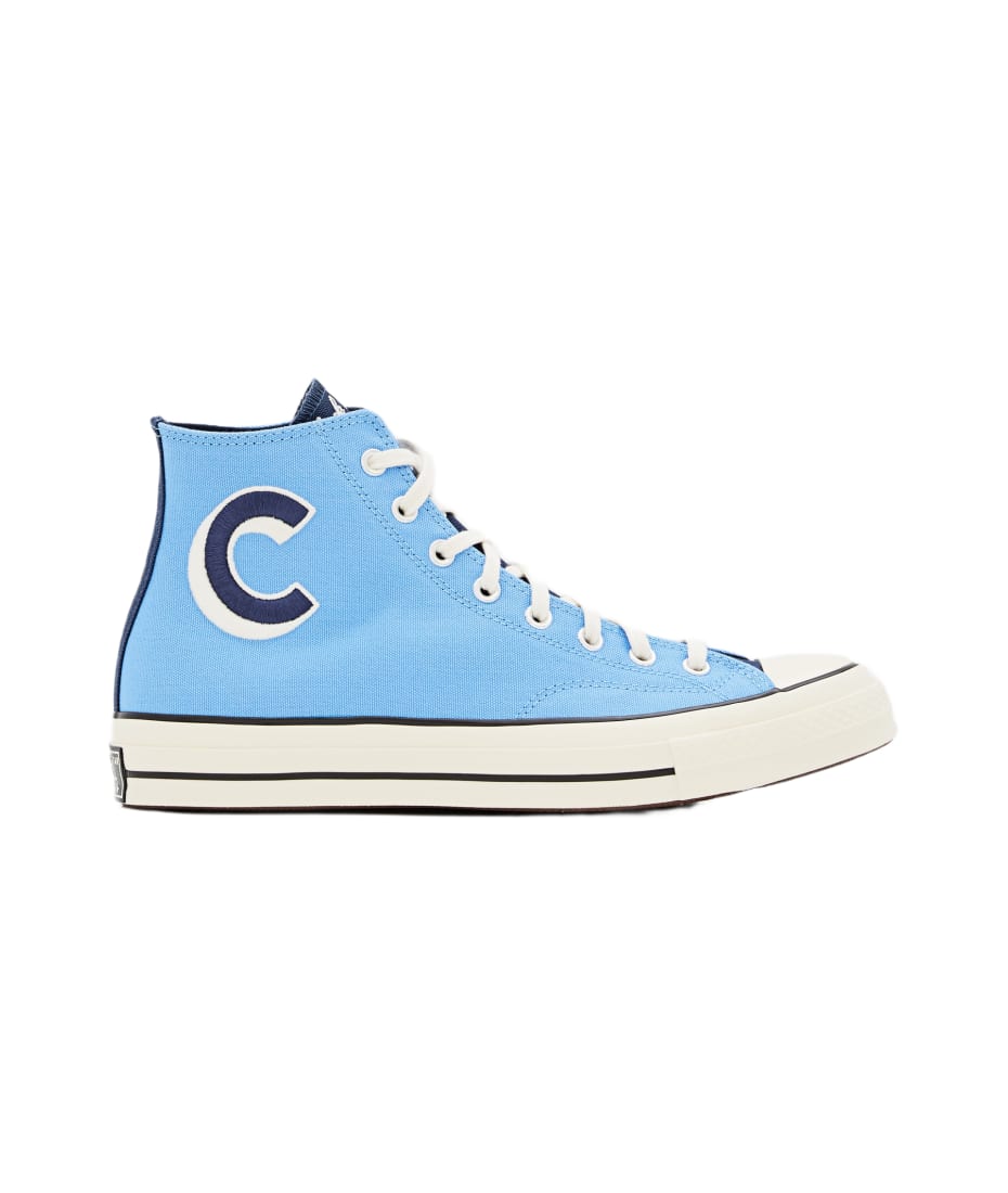 blue sole converse