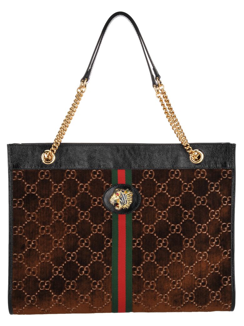 Gucci Gucci Rajah Tote Large - Brown - 10877282 | italist