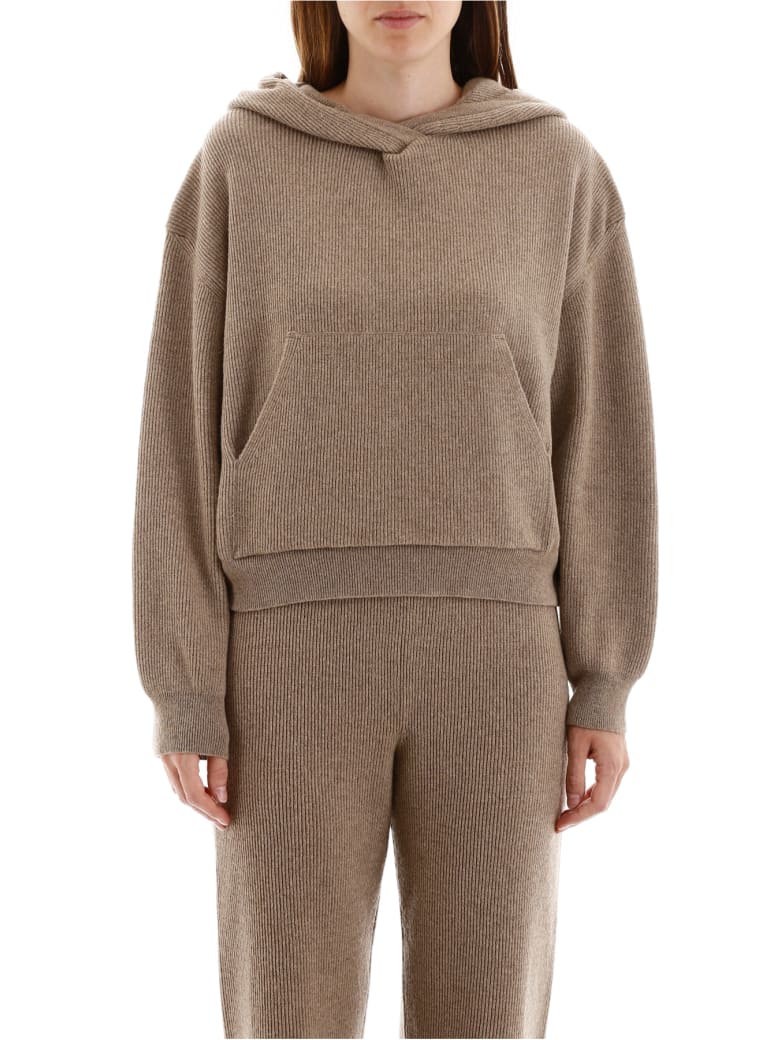Nanushka Mog Knit Hoodie | italist, ALWAYS LIKE A SALE