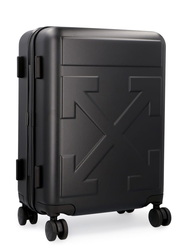 Off-White Polycarbonate Hardshell Suitcase | italist