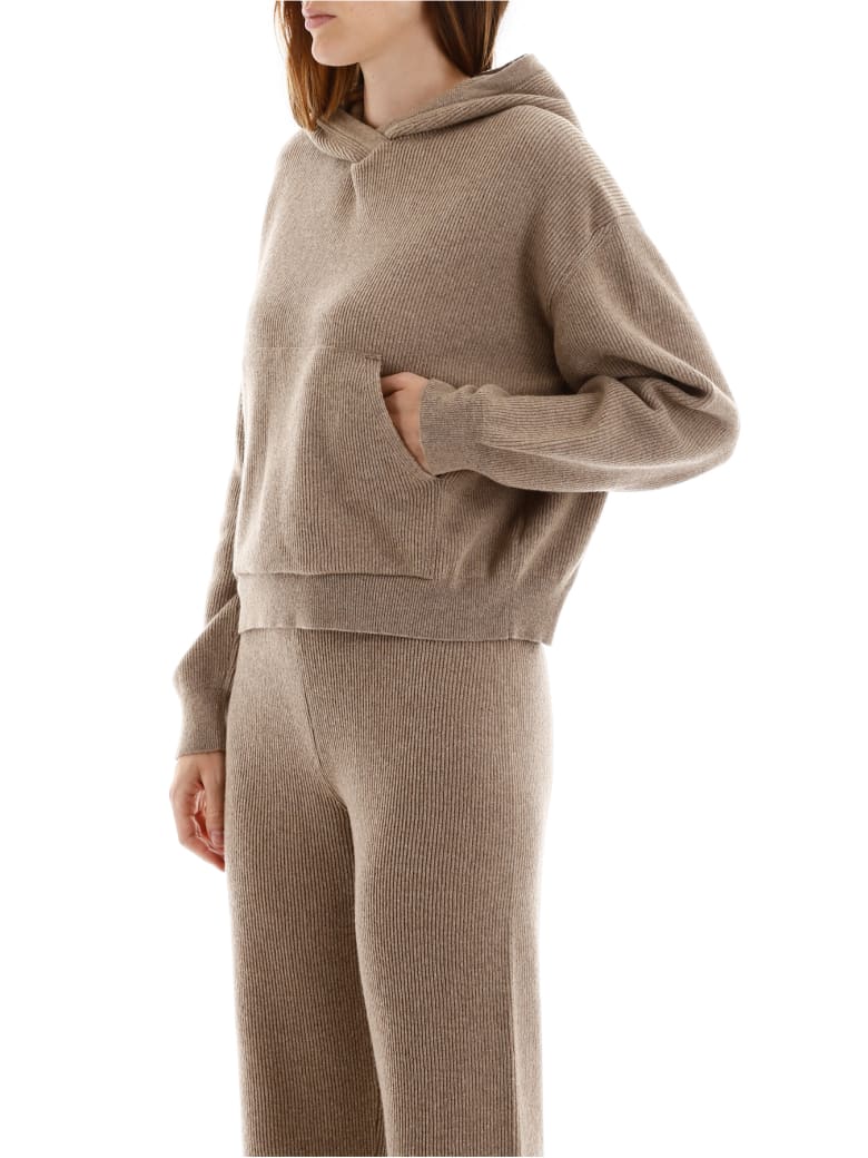 Nanushka Mog Knit Hoodie | italist, ALWAYS LIKE A SALE