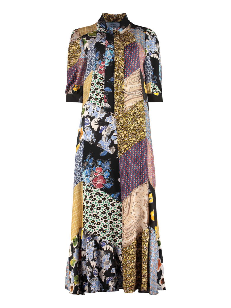 Prada Floral Patchwork Dress | italist, ALWAYS LIKE A SALE