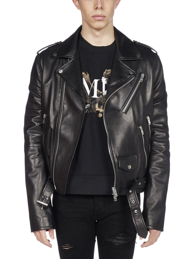 AMIRI Perfecto Biker-style Leather Jacket | italist