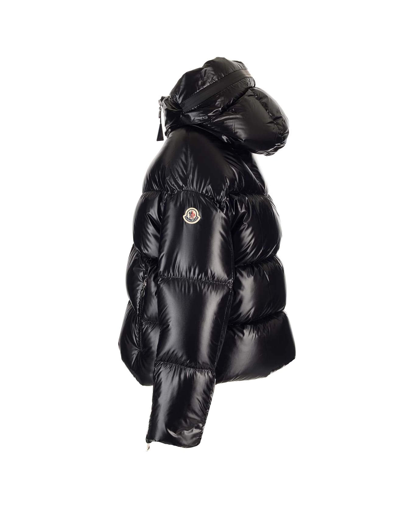 Moncler "huppe" Short Down Jacket | italist