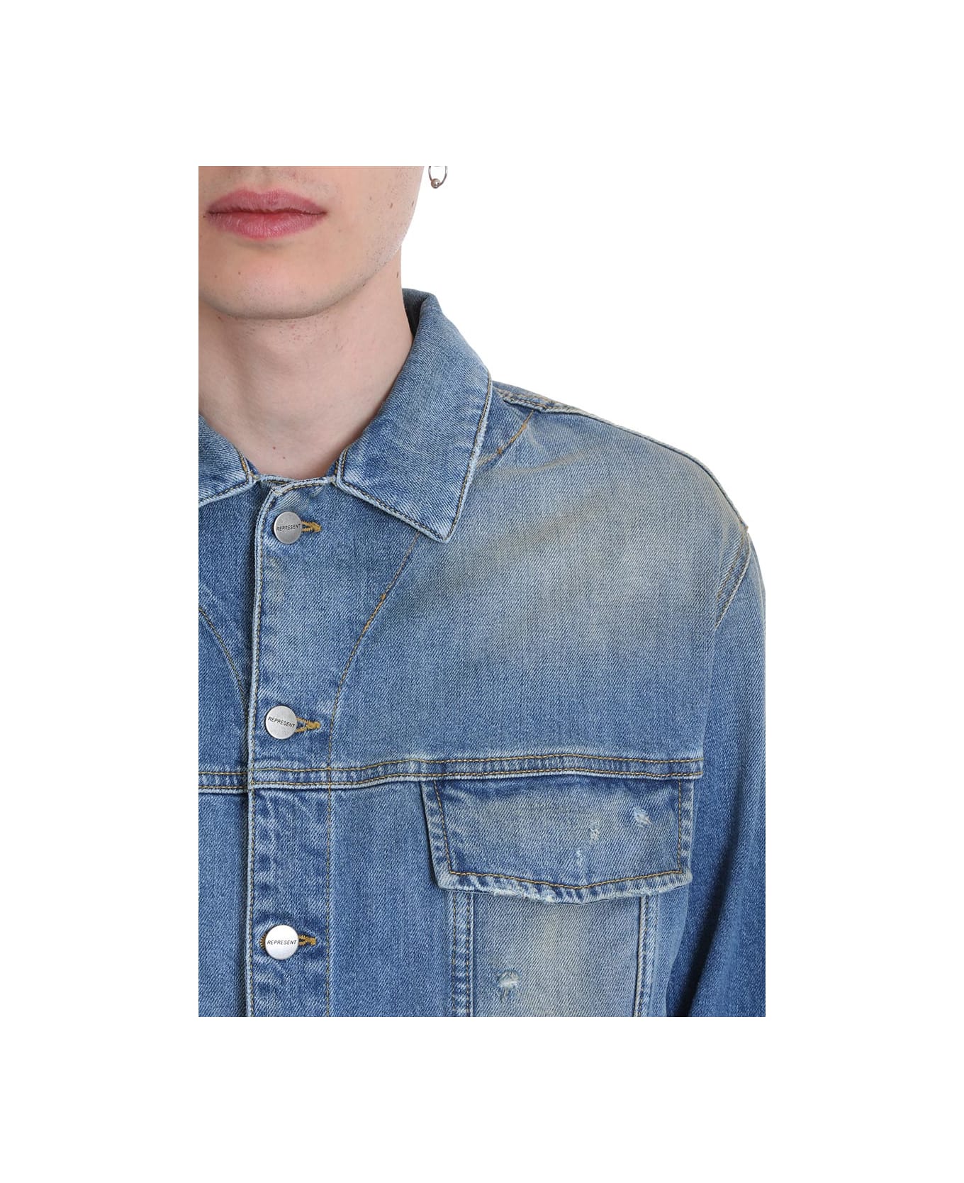 REPRESENT Blue Denim Jacket | italist