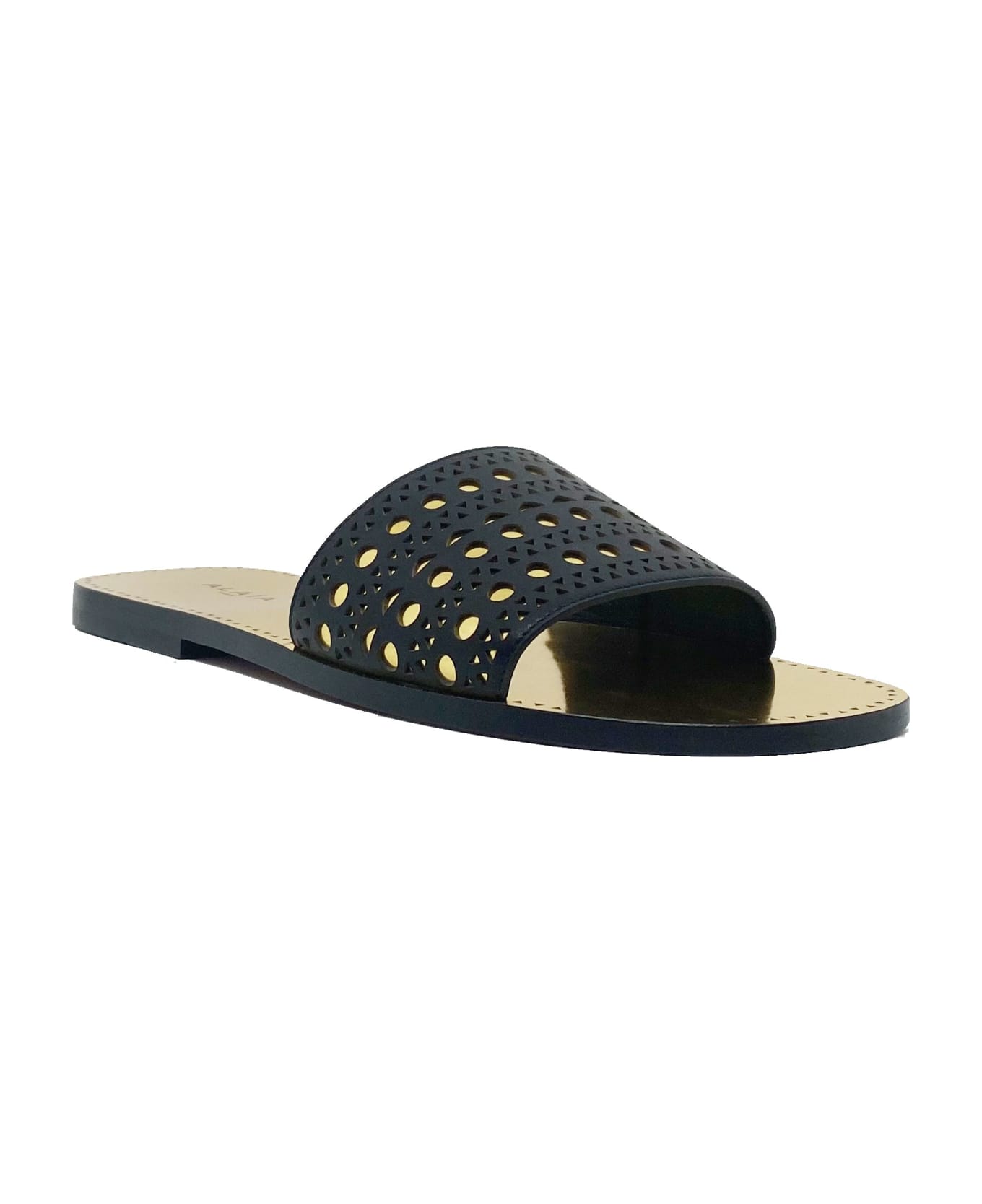 Alaia Leather Slides | italist
