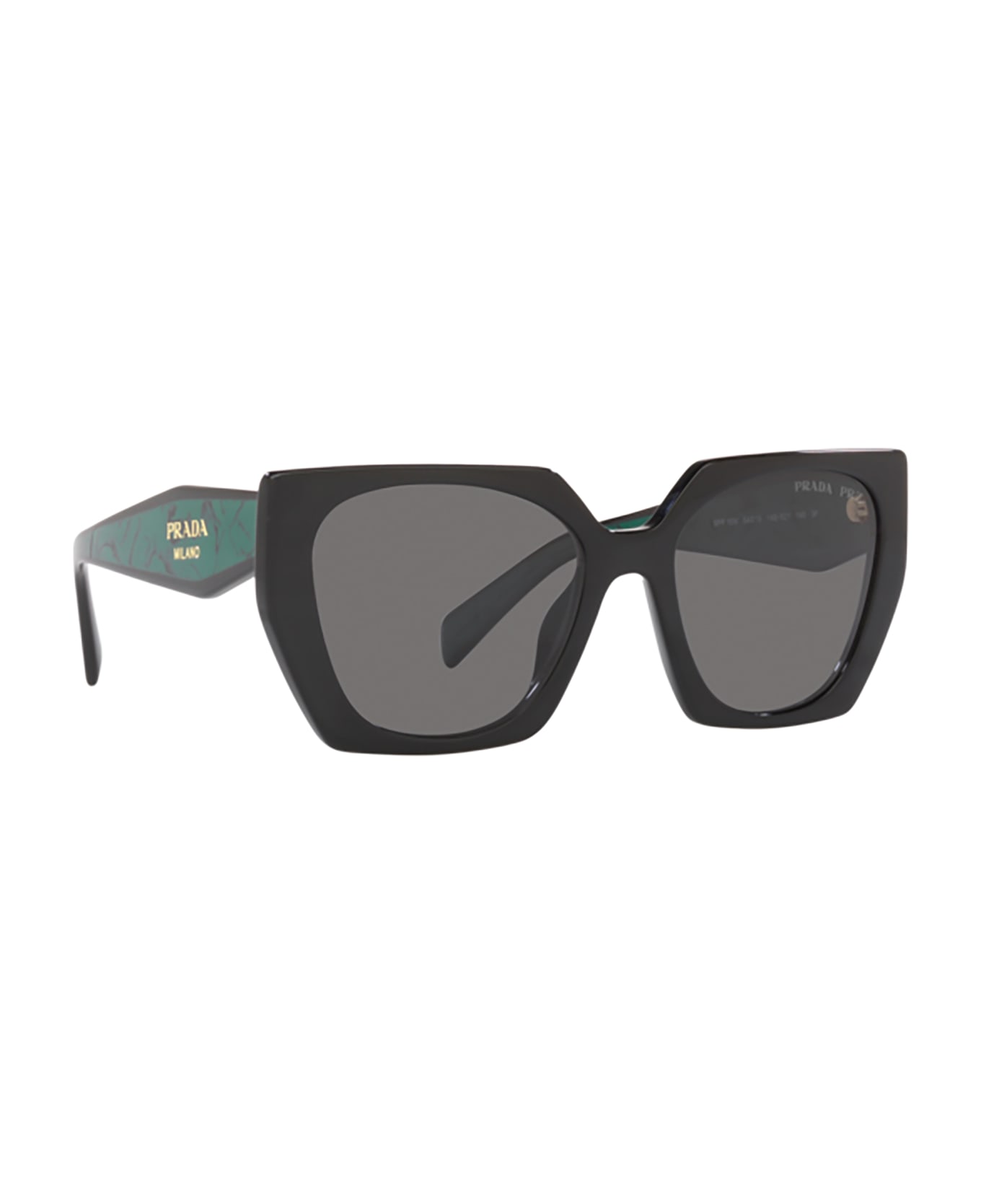 Prada Eyewear Pr 15ws Black Sunglasses | italist
