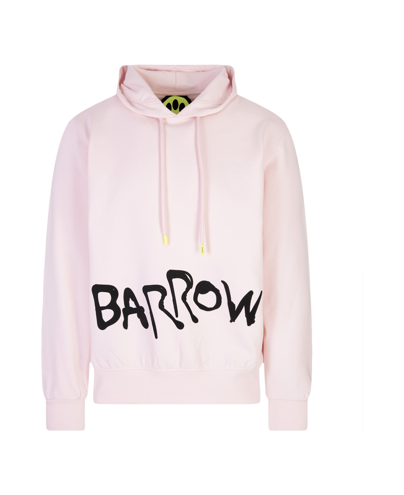 Barrow Pink Hoodie With Graffiti Logo | italist