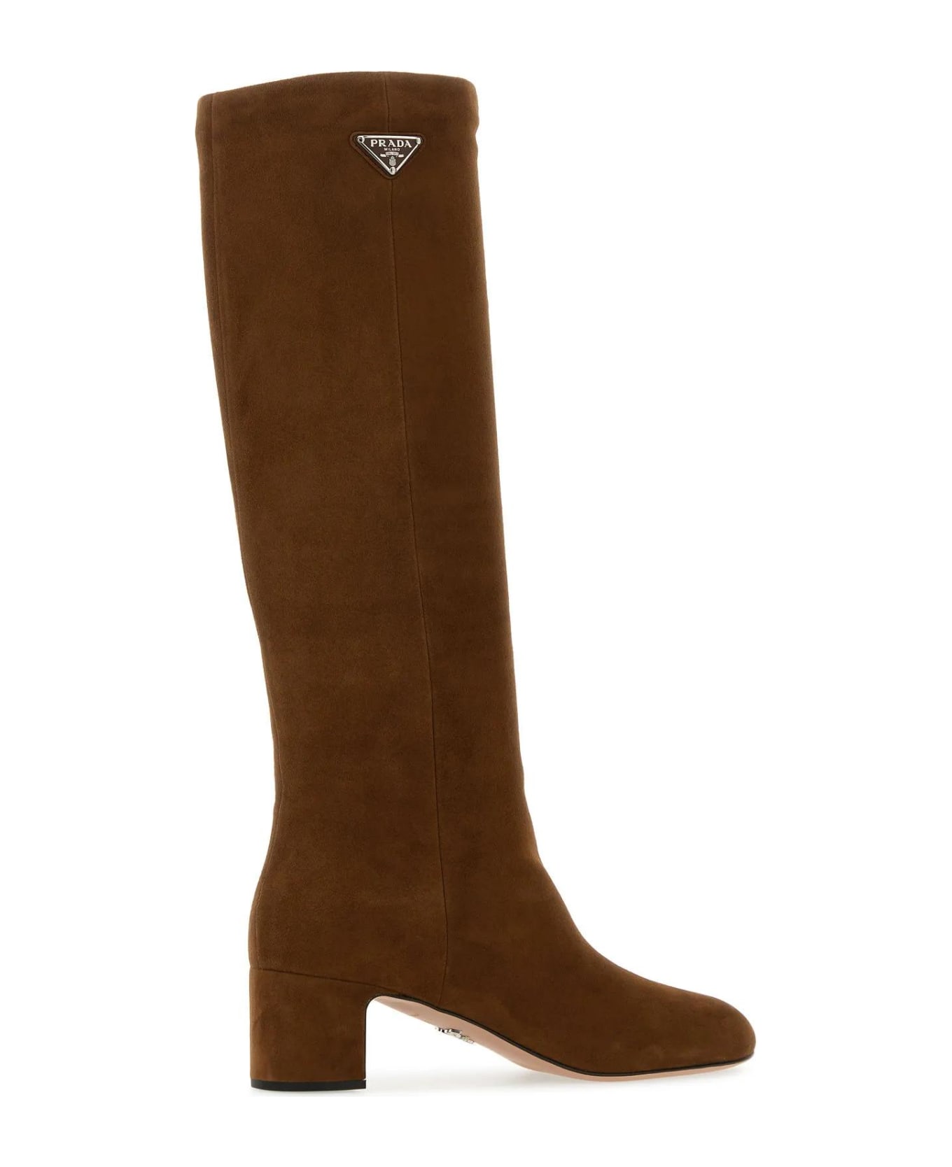 Prada Brown Suede Boots | italist