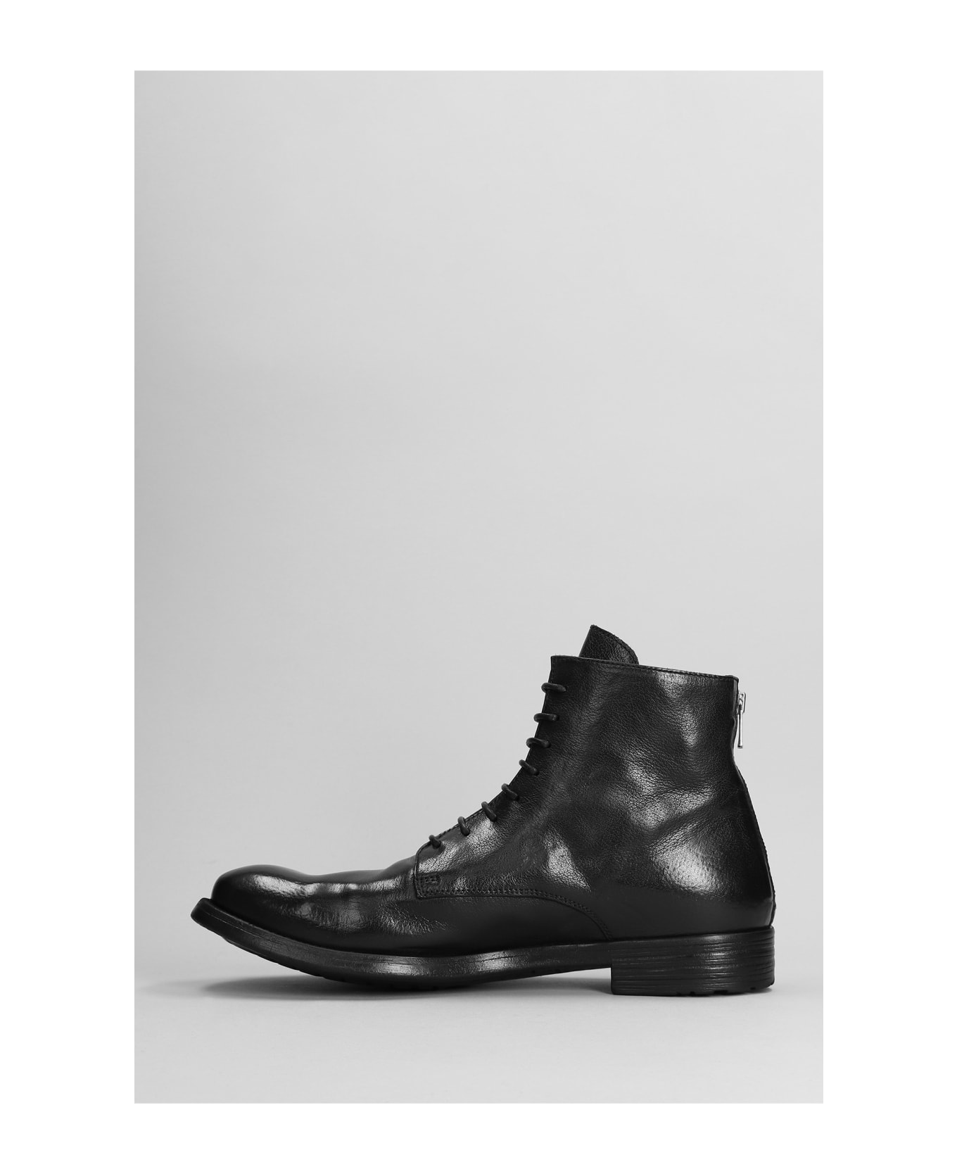 Officine Creative Hive 016 Ankle Boots In Black Leather | italist ...