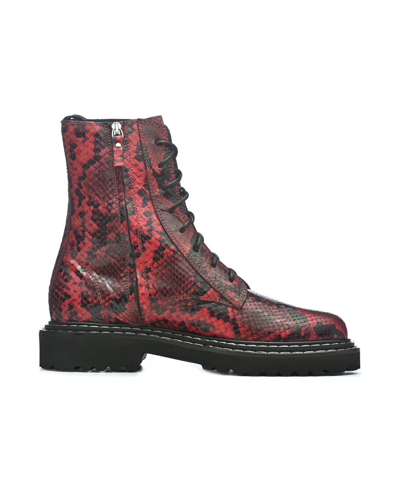 Vic Matié Vic Matié Reptile Printend Biker Boots | italist, ALWAYS LIKE ...