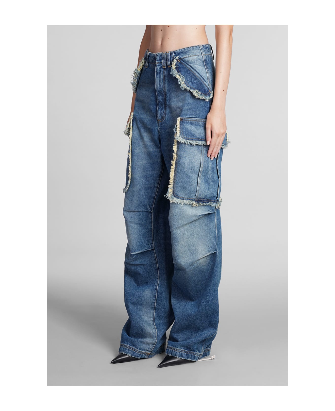 DARKPARK Vivi Jeans In Cyan Denim | italist