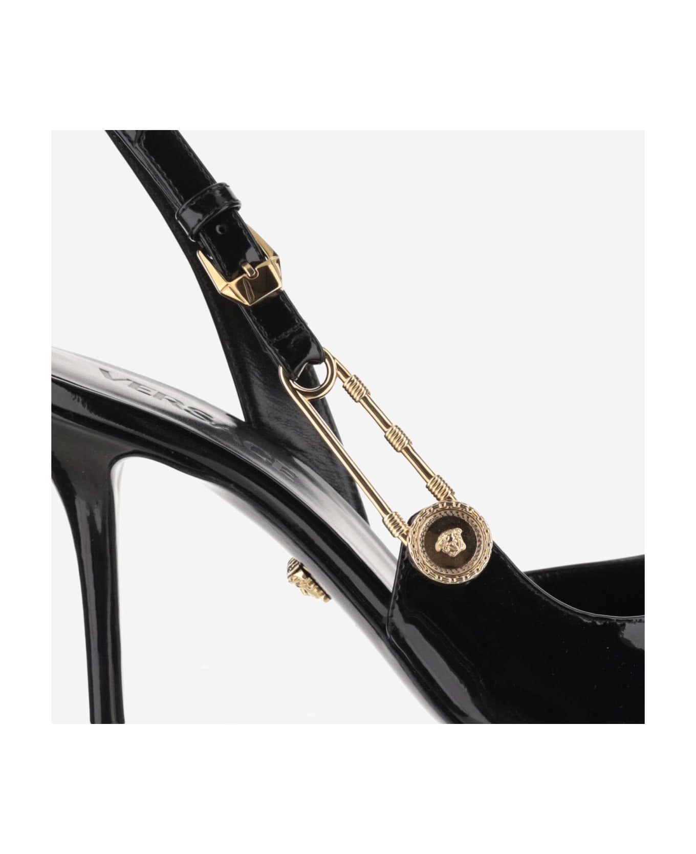 Versace Pumps With Safety Pin | italist