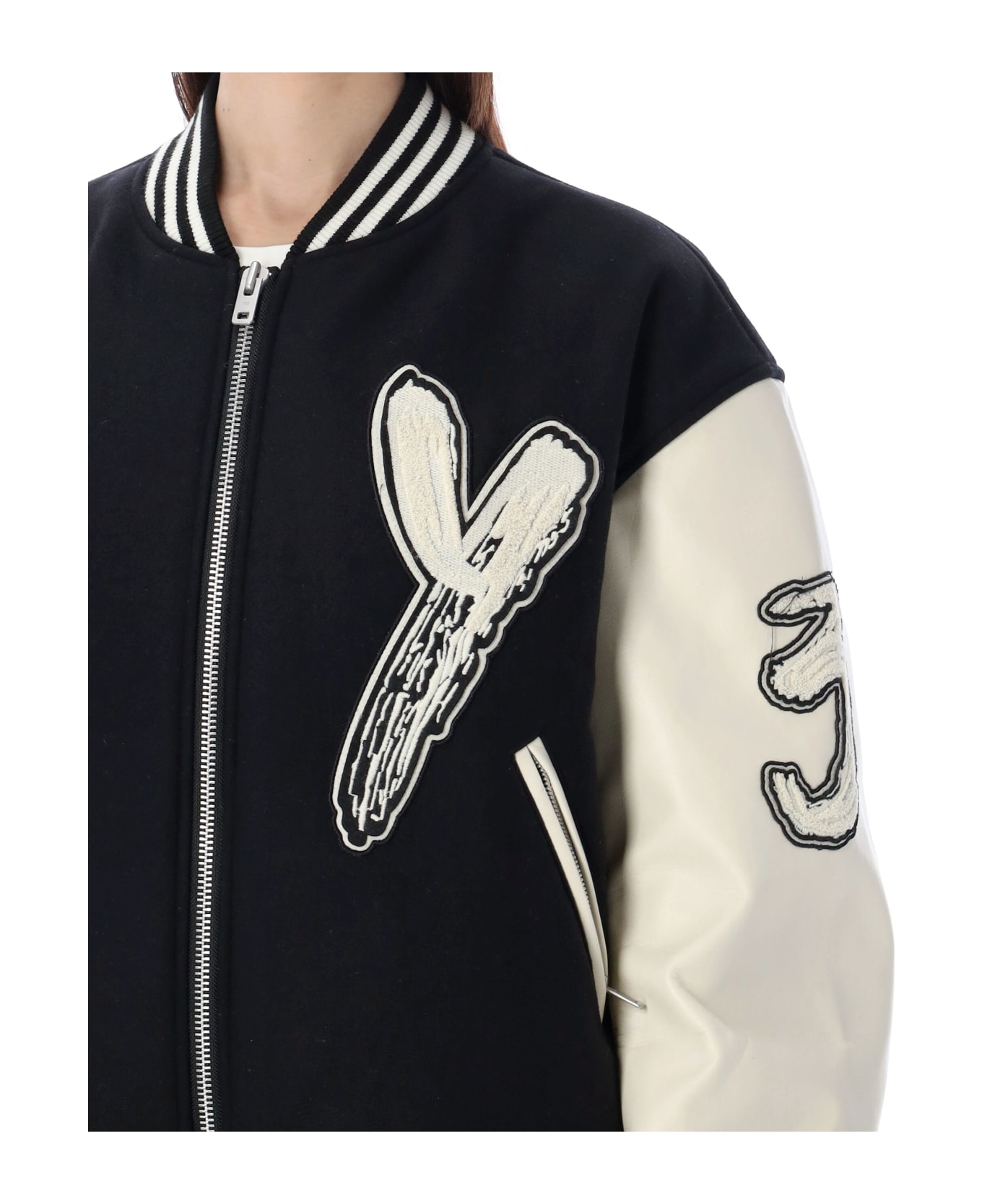 Y-3 Varsity Jacket With Patches | italist