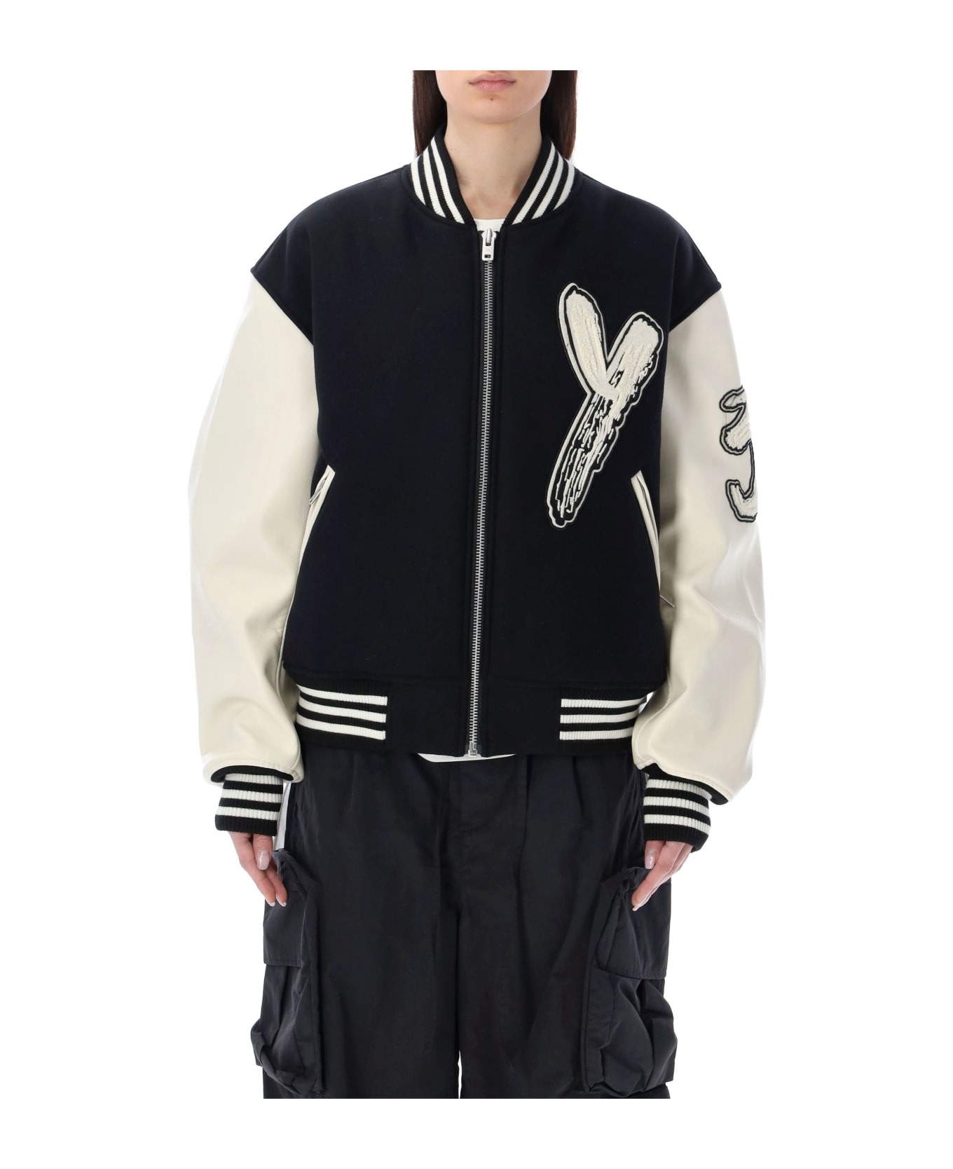 Y-3 Varsity Jacket With Patches | italist