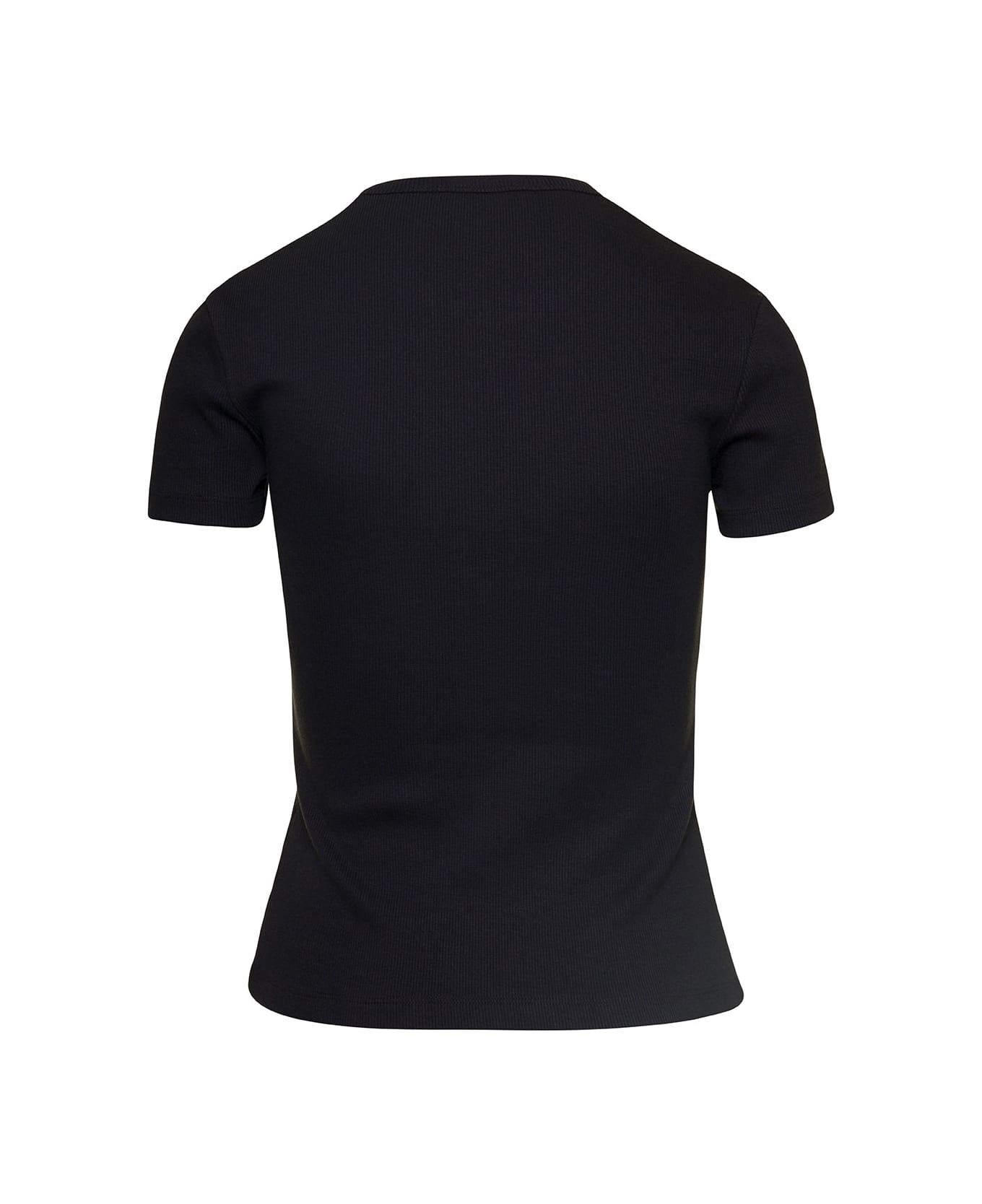 Off-White Off Stamp Rib Basic Tee Black White | italist, ALWAYS LIKE A SALE