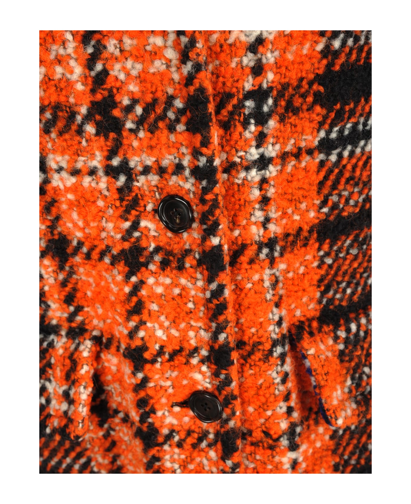 Marni Check Tweed Coat | italist