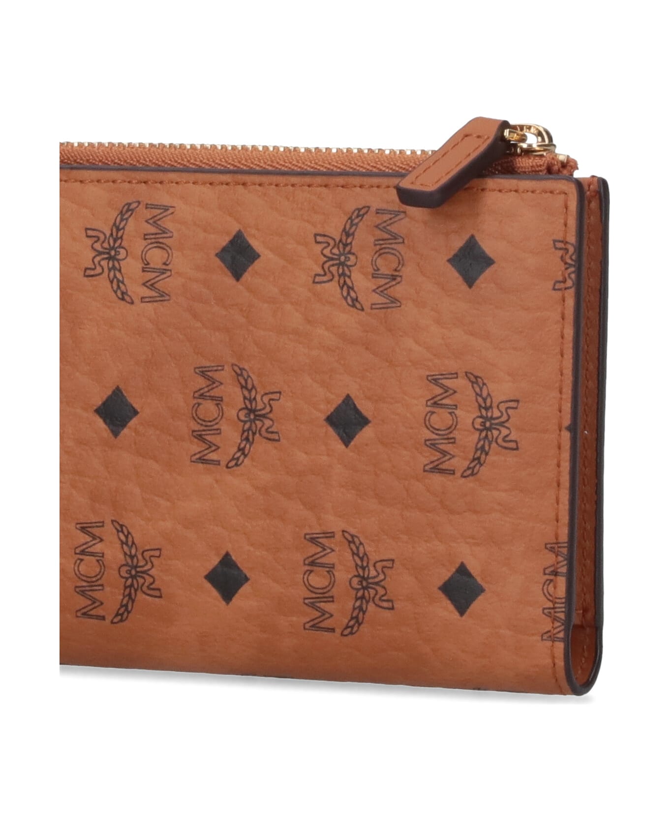 MCM Logo Zip Wallet | italist