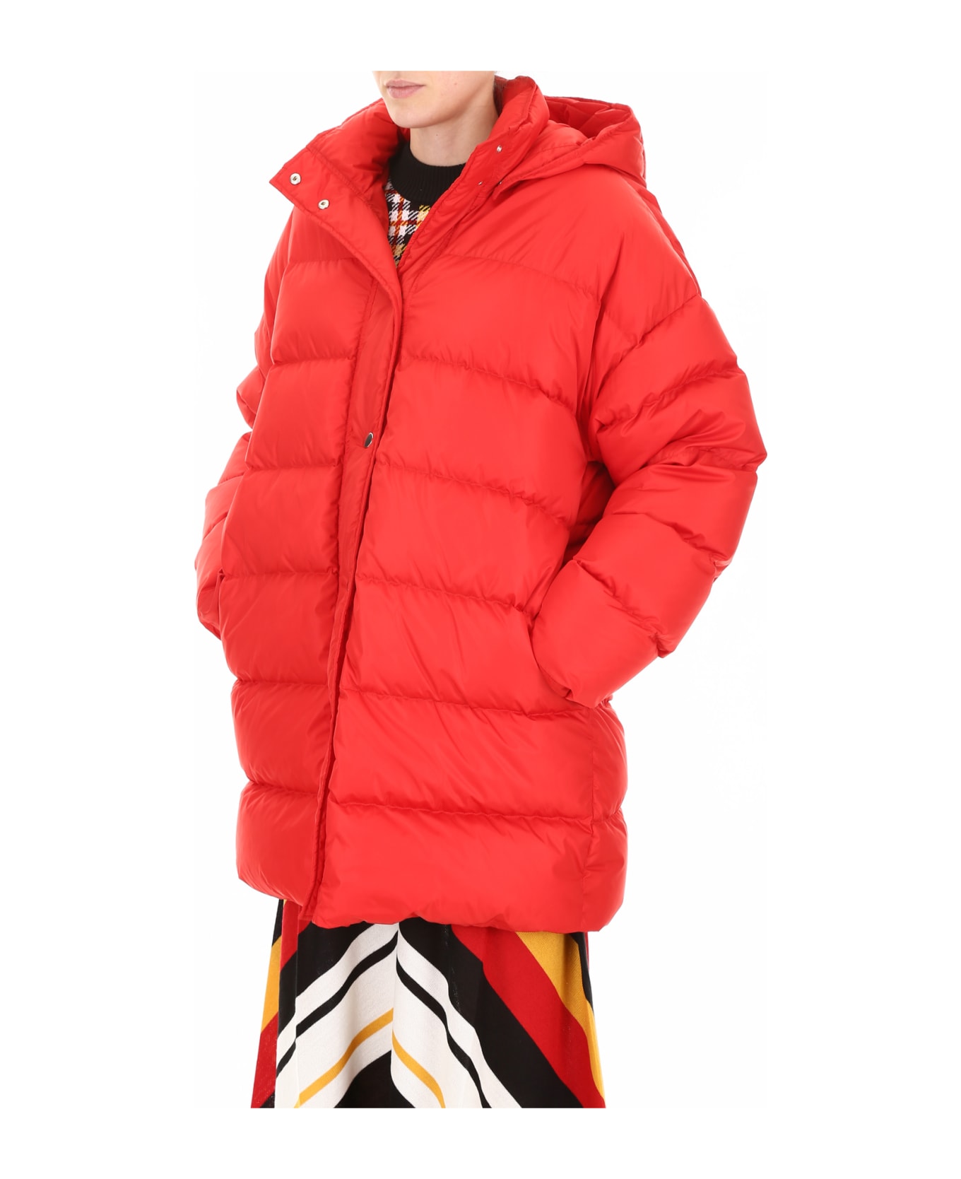 MSGM Logo Puffer Jacket | italist