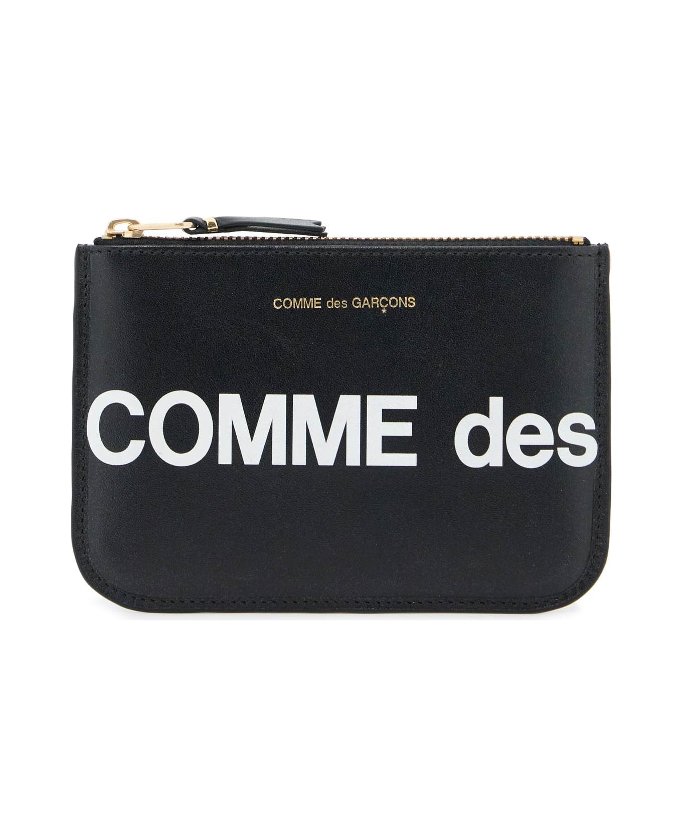 Comme des Garçons Wallet Huge Logo Pouch | italist Comme des Garçons Wallet Huge Logo Pouch | italist