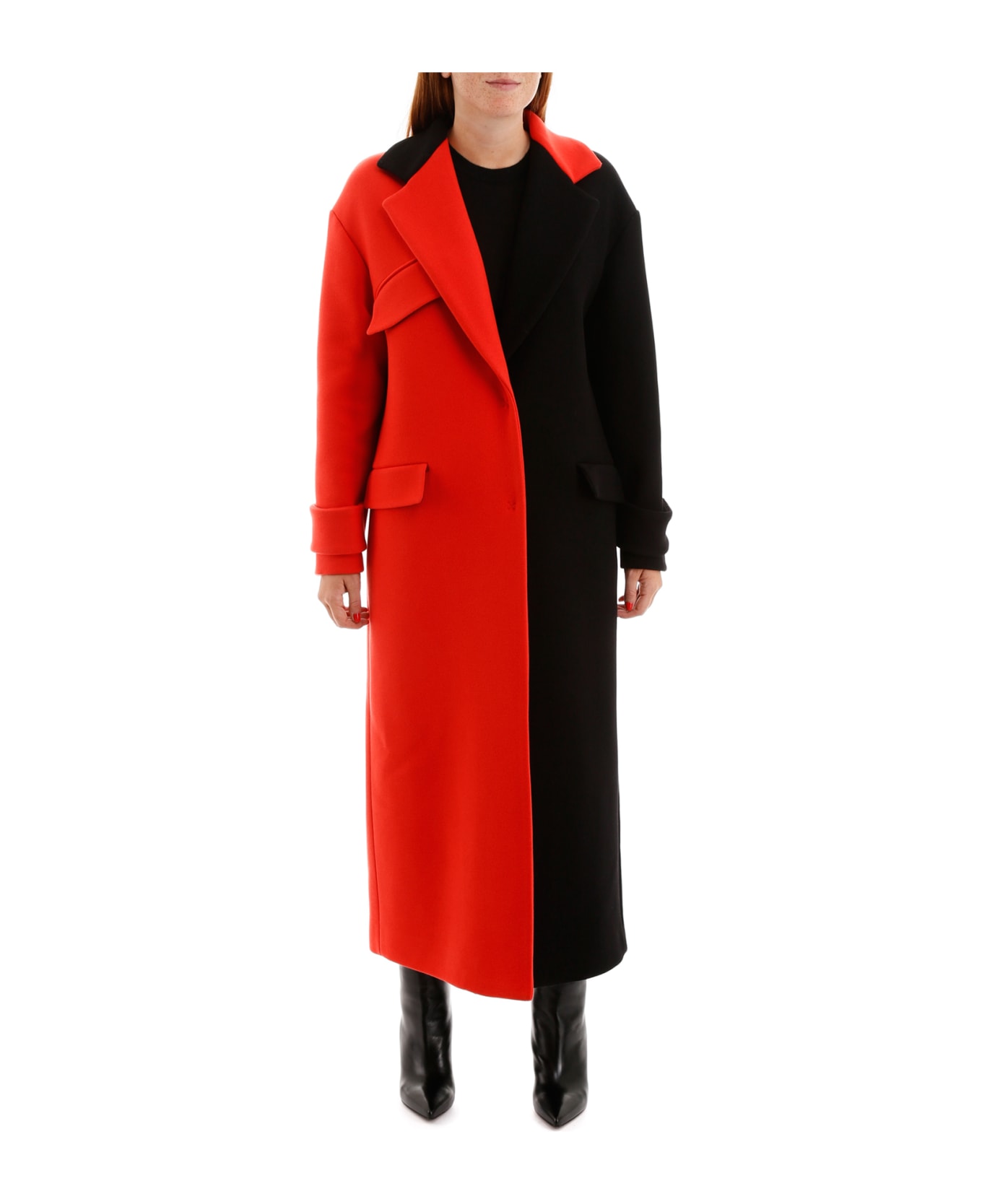 MSGM Bicolor Coat | italist