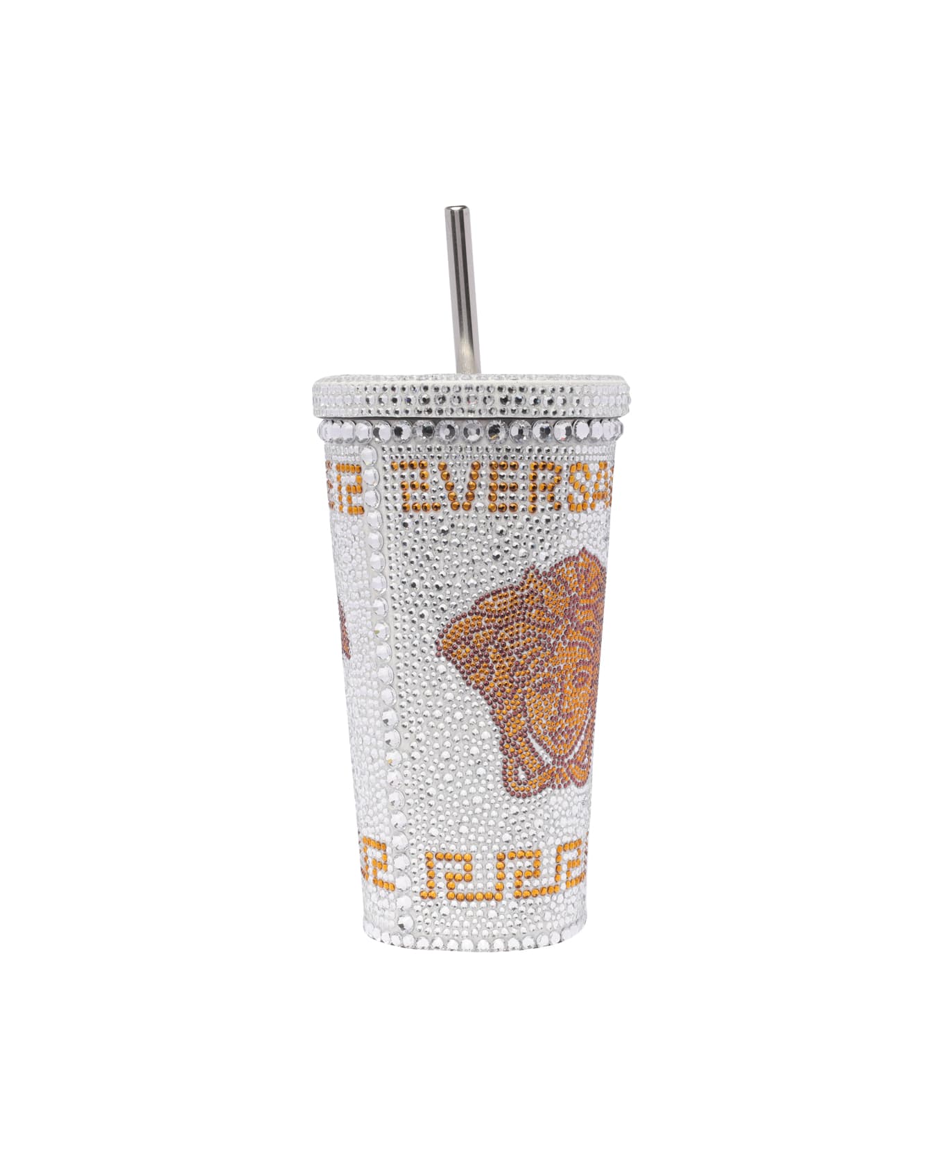 Versace Medusa Travel Cup With Crystals | italist