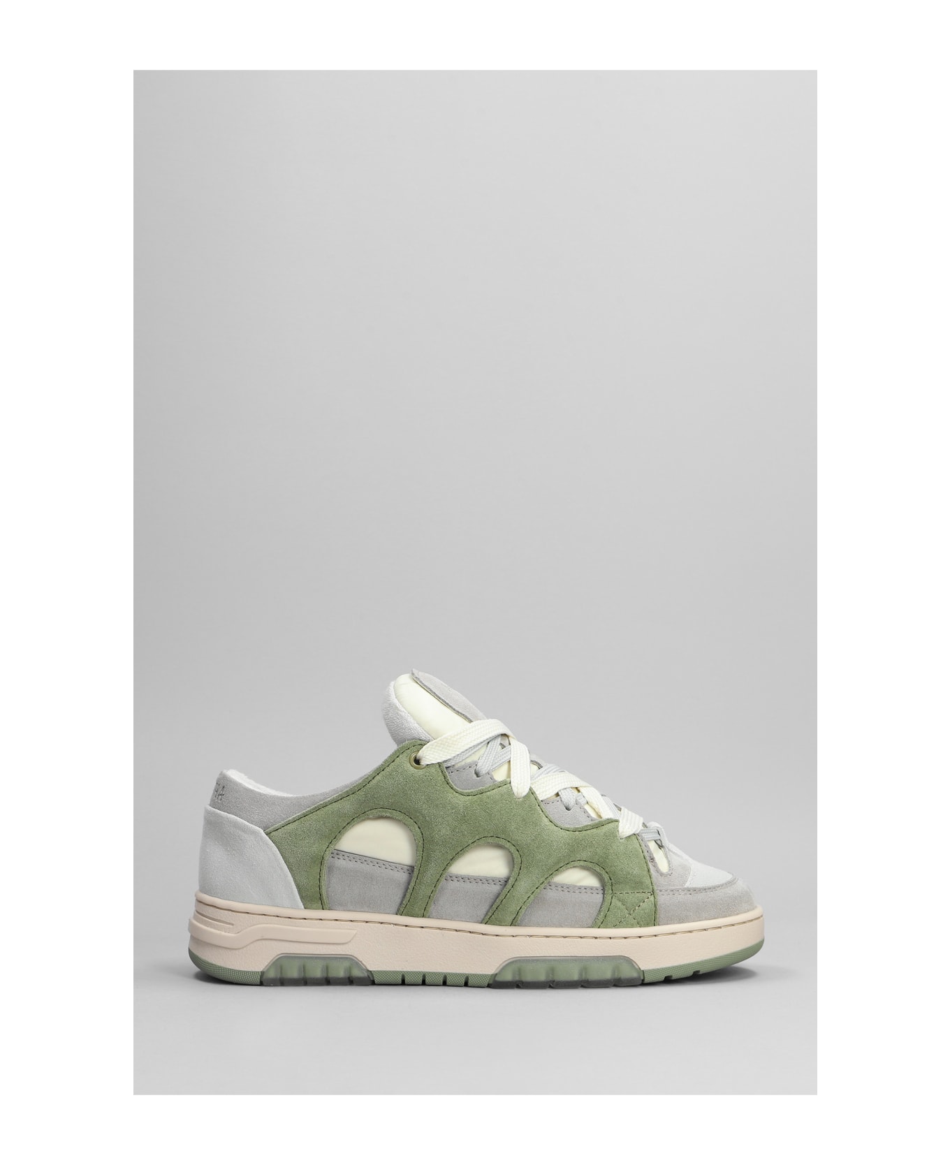 Danilo Paura xxxx Santha Model 1 Sneakers In Green Suede | italist, ALWAYS LIKE A SALE