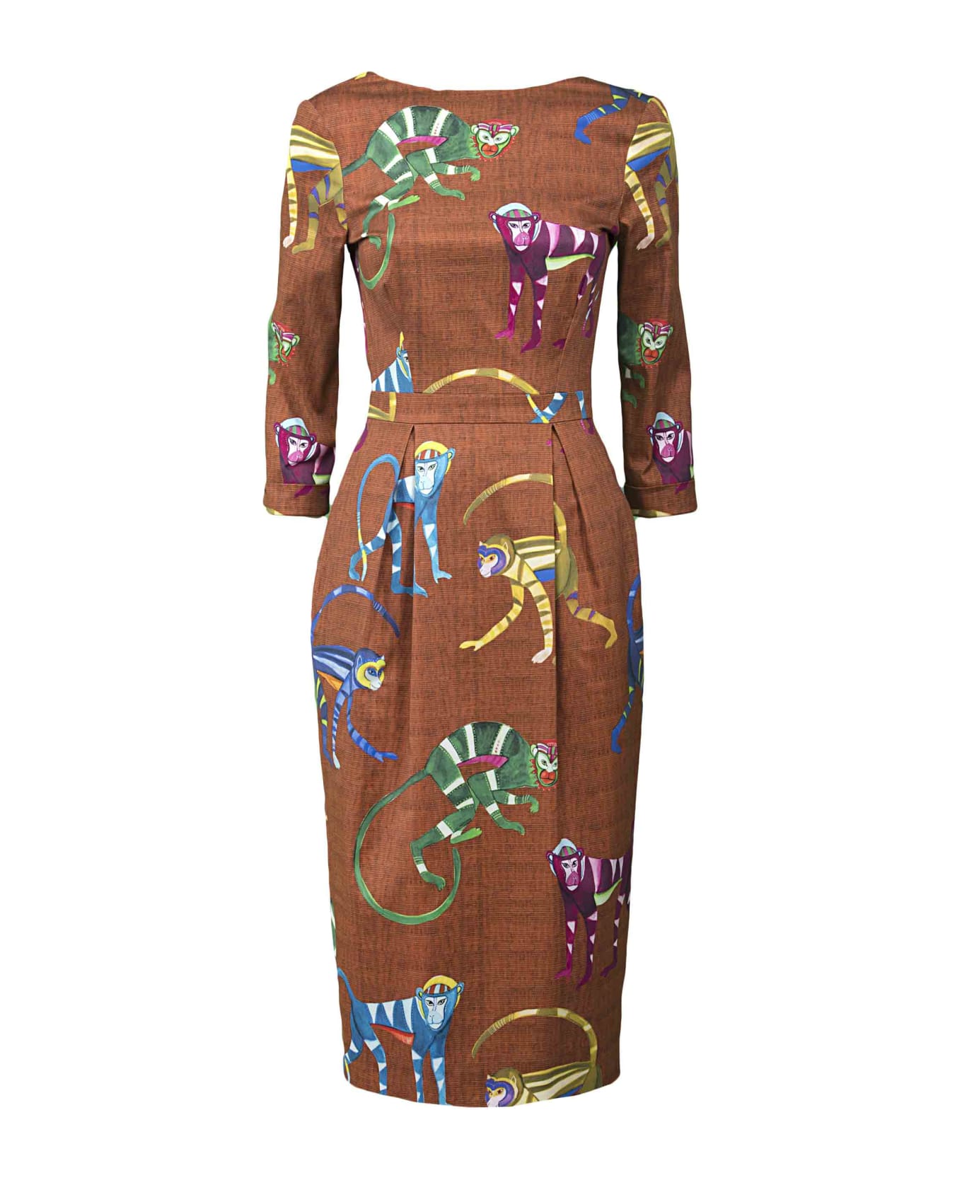 Stella Jean Monkey Printed Dress | italist