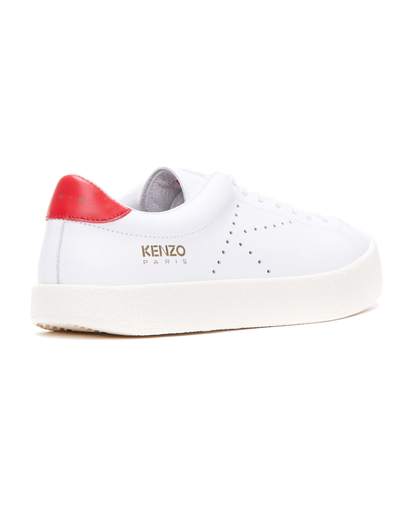 Kenzo Leather Logo Sneakers | italist