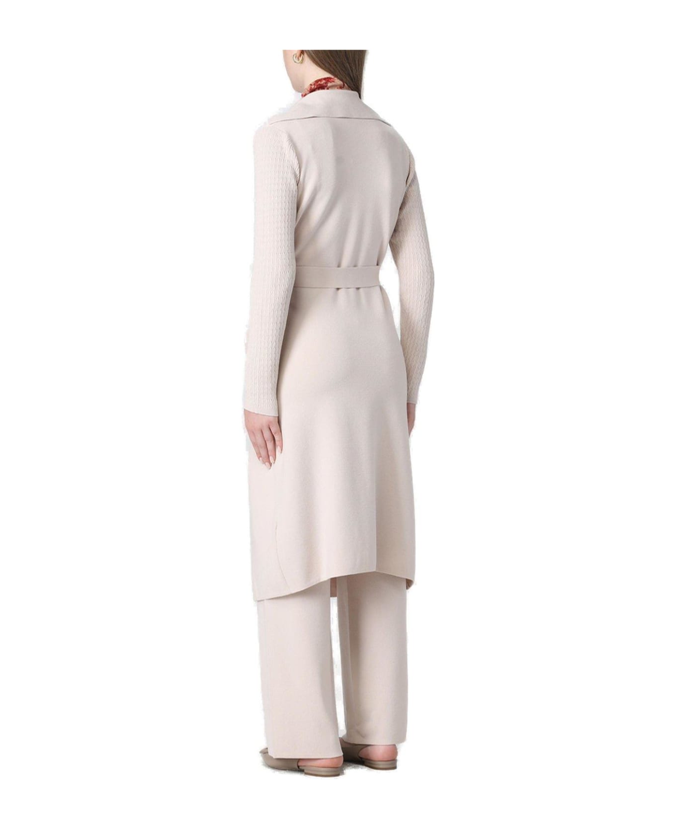 Belted Long-sleeved Coat Max Mara Studio | italist