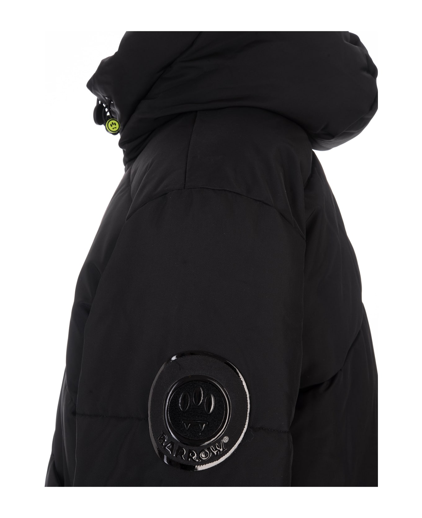 Barrow Black Wadding Puffer Jacket With Hood | italist, ALWAYS LIKE A SALE