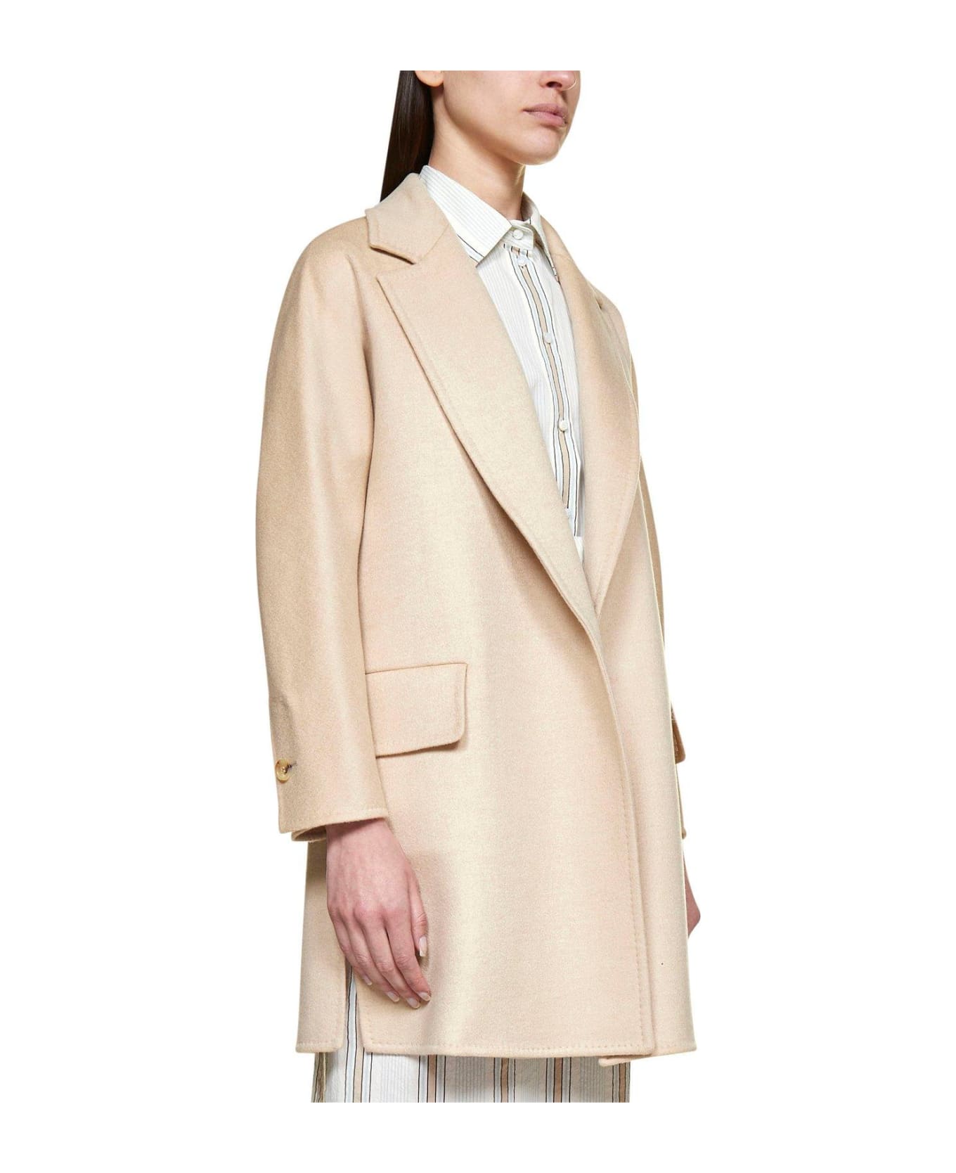 Max Mara Ferrara Button Detailed Coat | italist