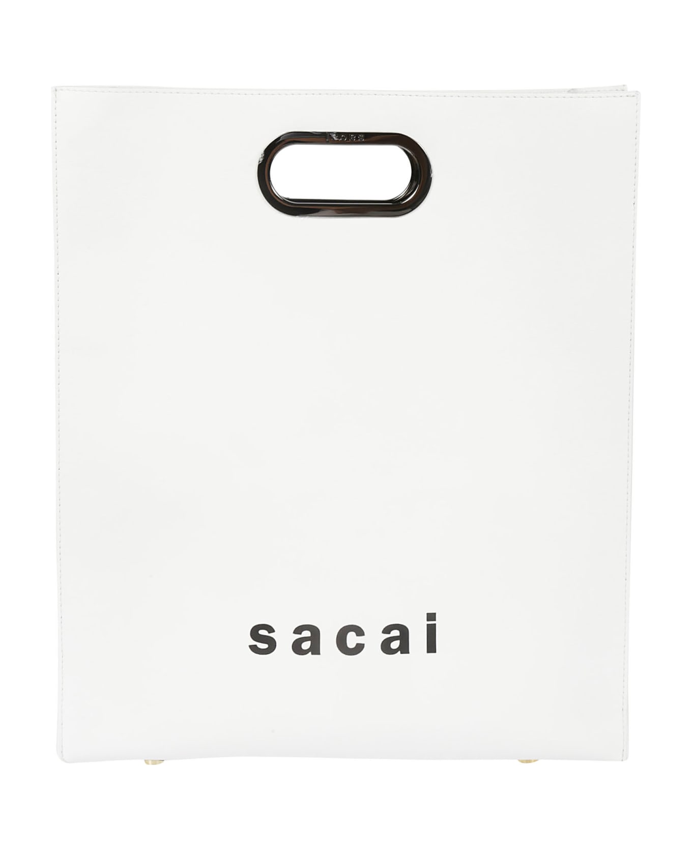 Sacai Logo Print Shopper Bag | italist