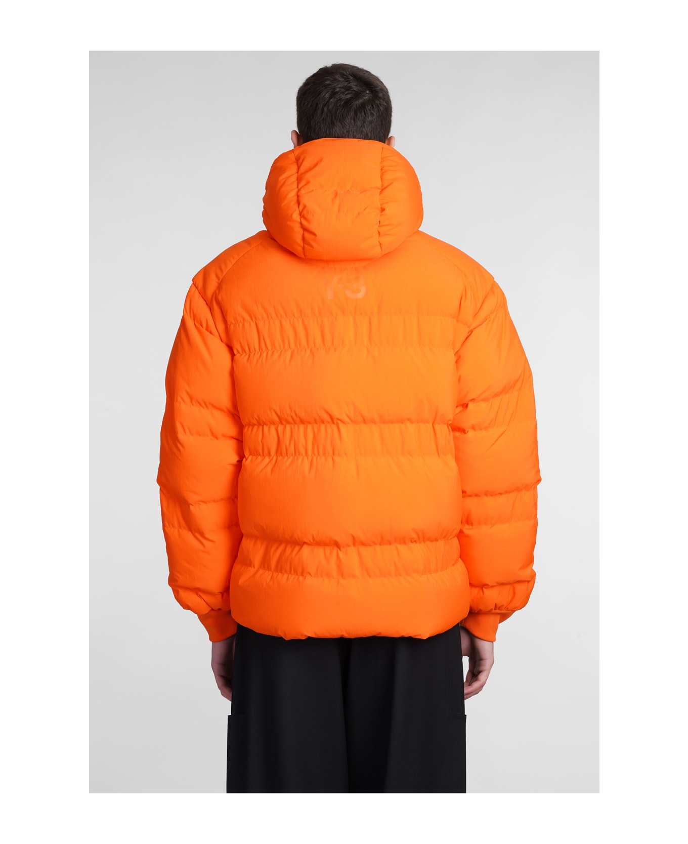Y-3 Puffer In Orange Polyamide | italist