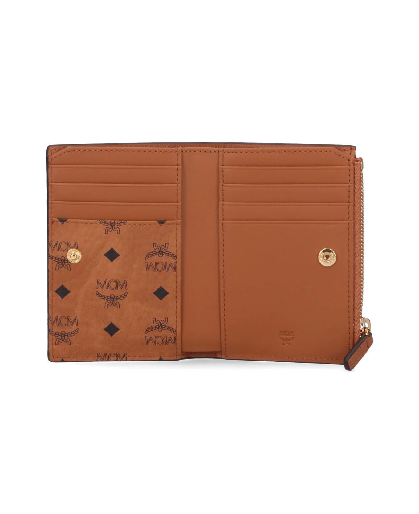 MCM Logo Zip Wallet | italist