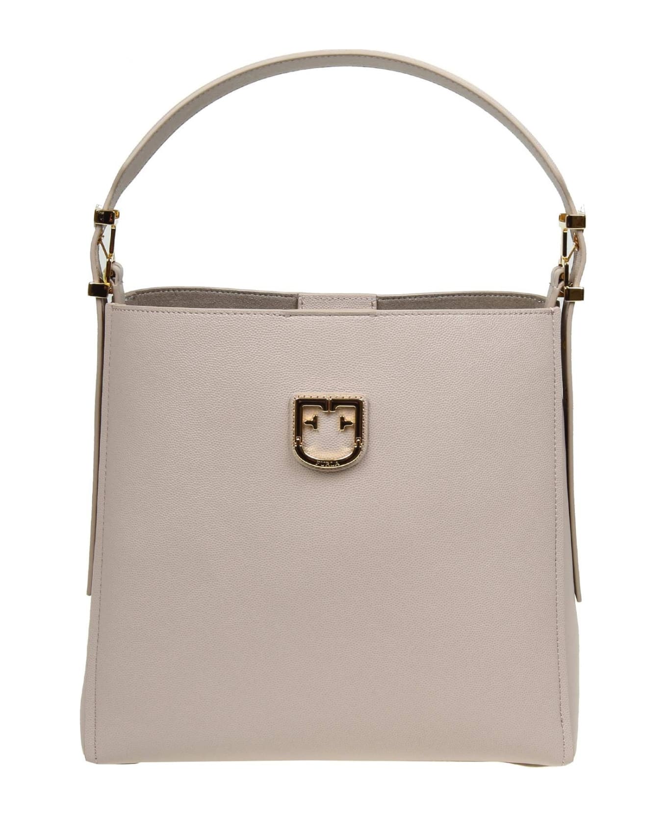 Furla Belvedere S Shoulder Bag In Beige Leather | italist, ALWAYS LIKE ...