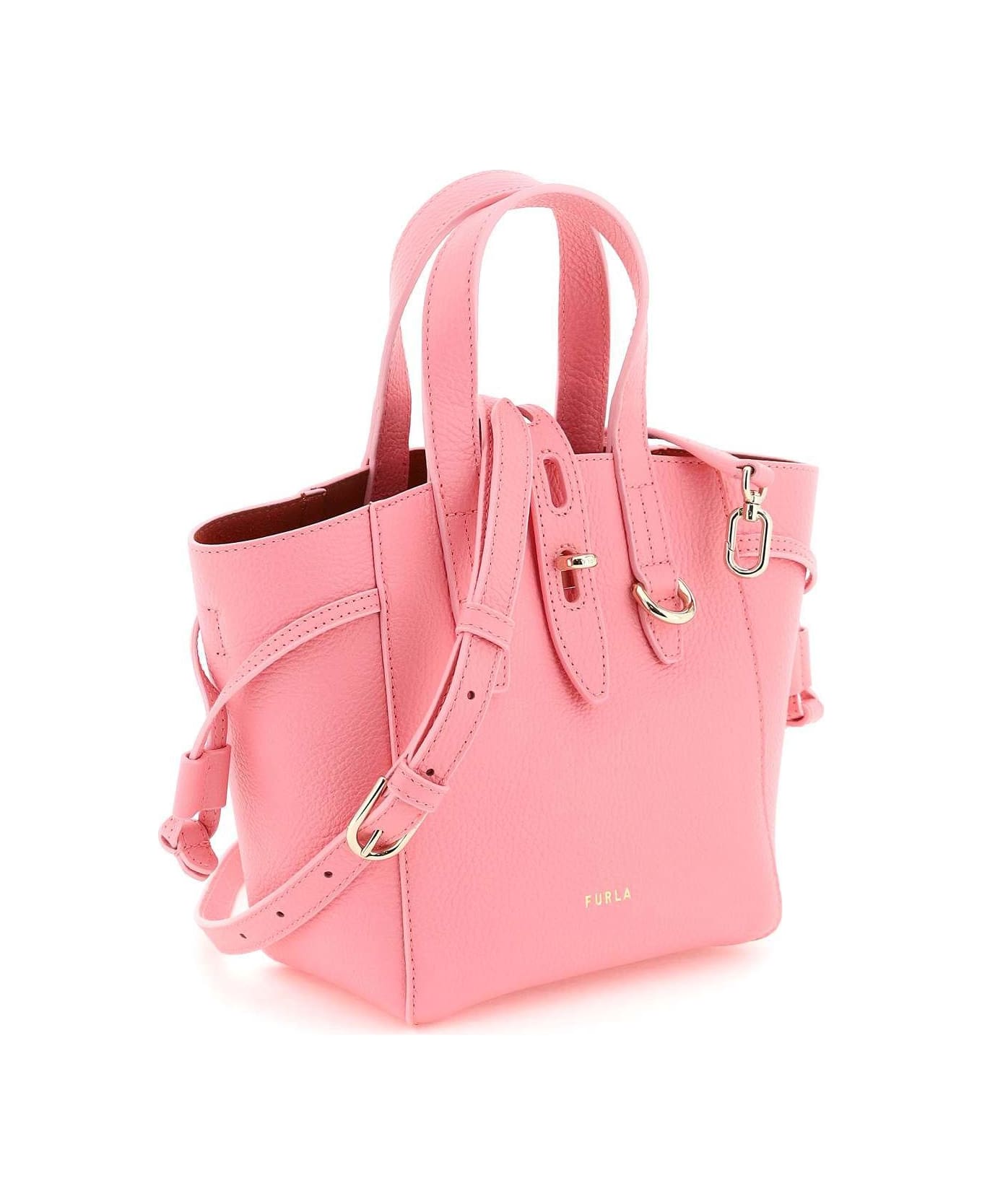 Furla Leather Mini Net Tote Bag | italist