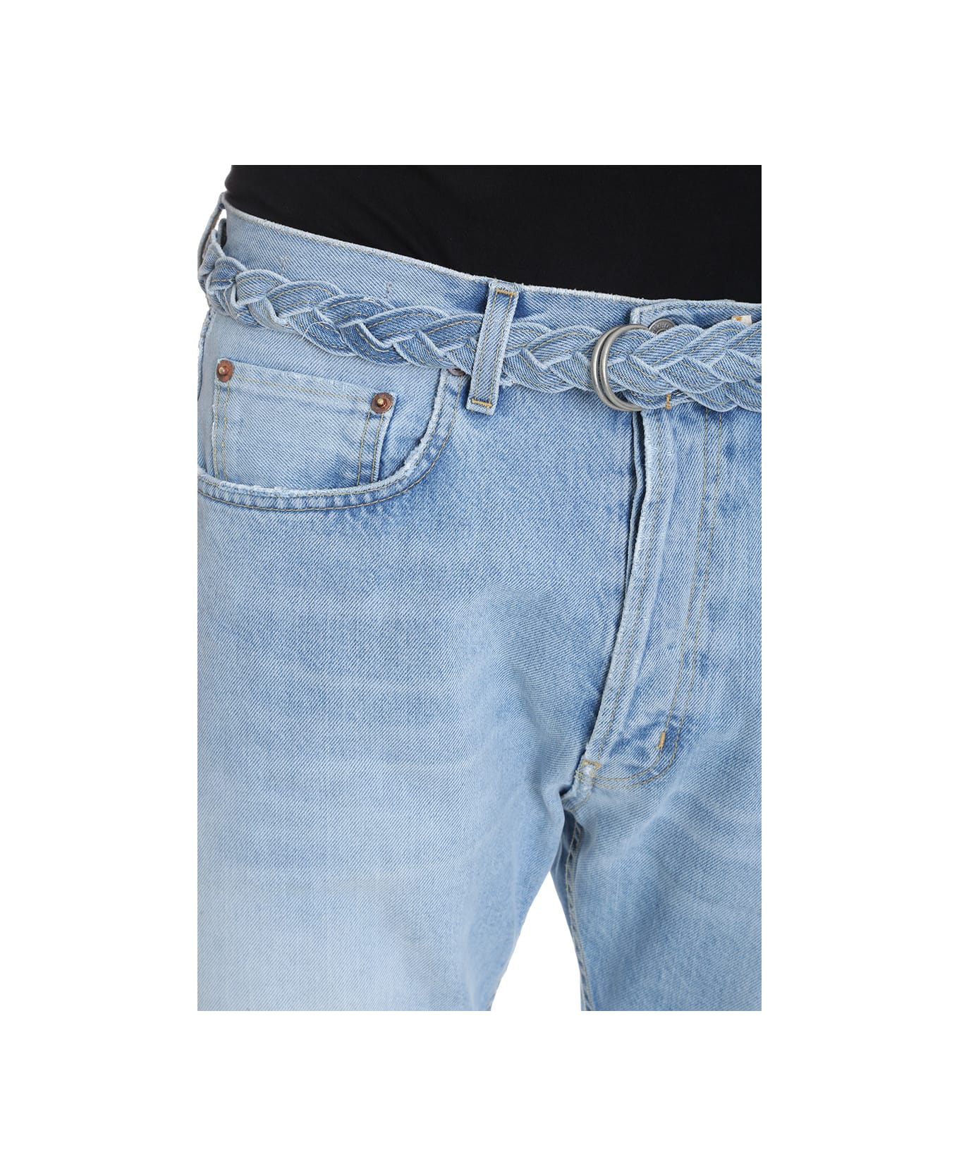 Haikure California 1951 Jeans In Cyan Denim | italist, ALWAYS LIKE A SALE