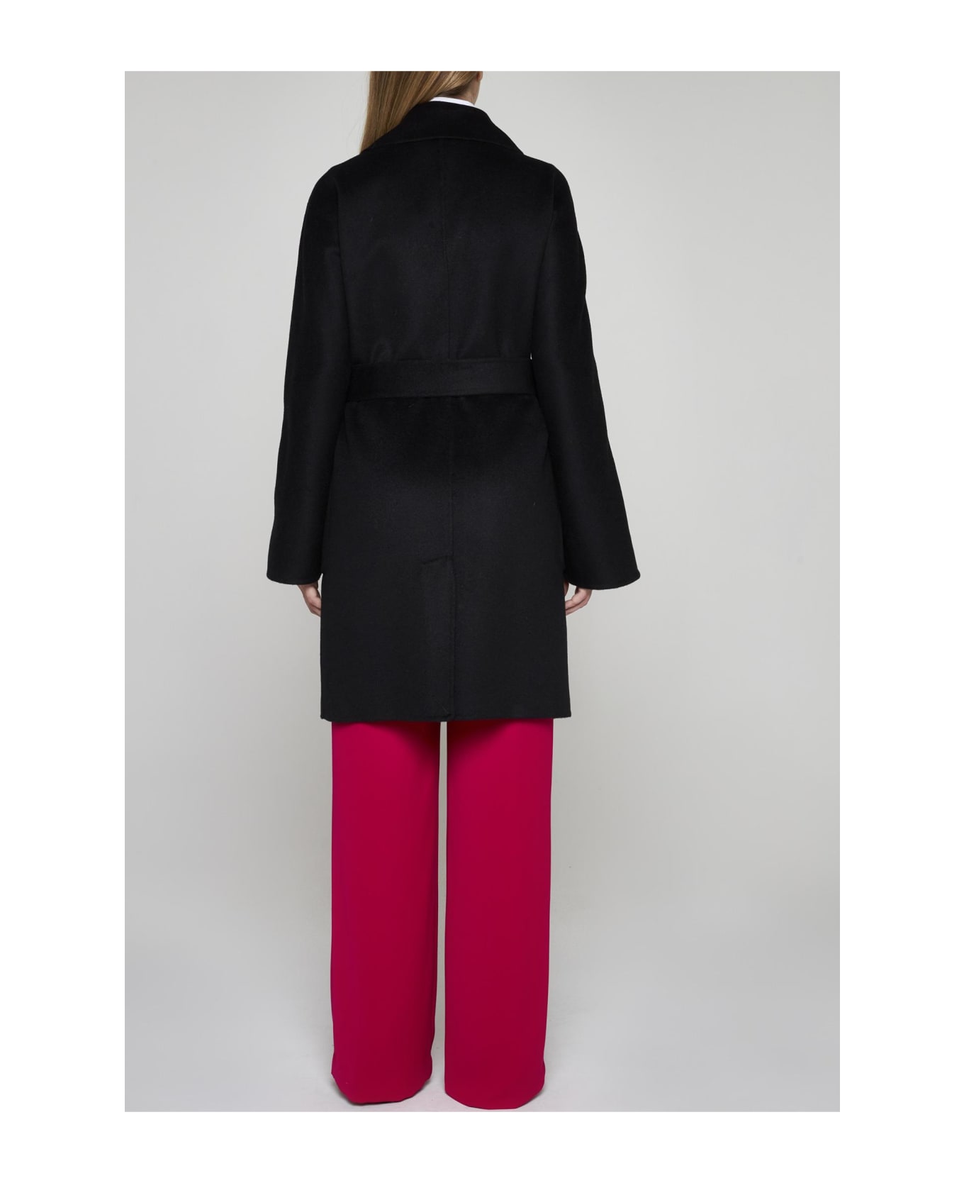 Parosh Leak Wool Belted Coat | italist