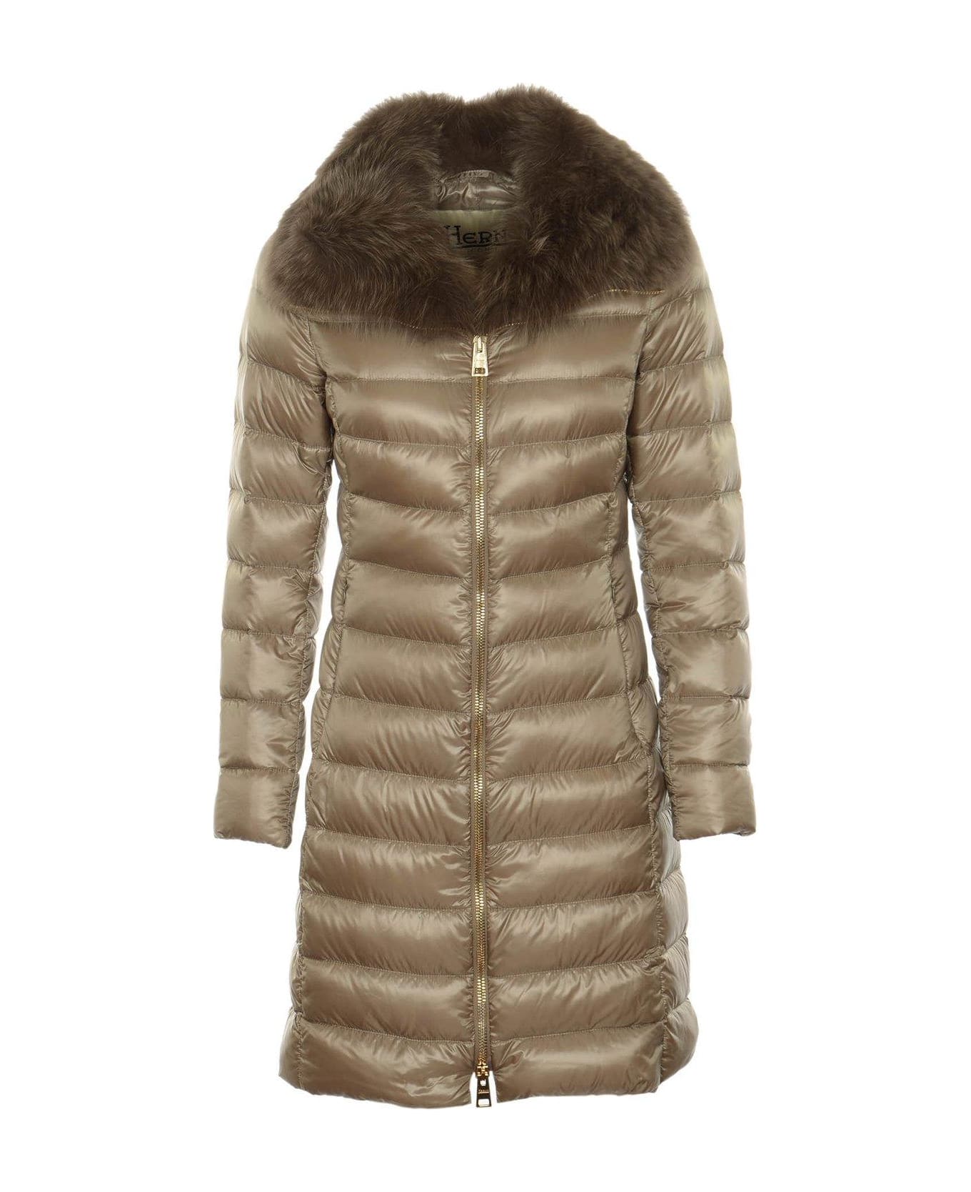 Herno Faux-fur Down Coat | italist