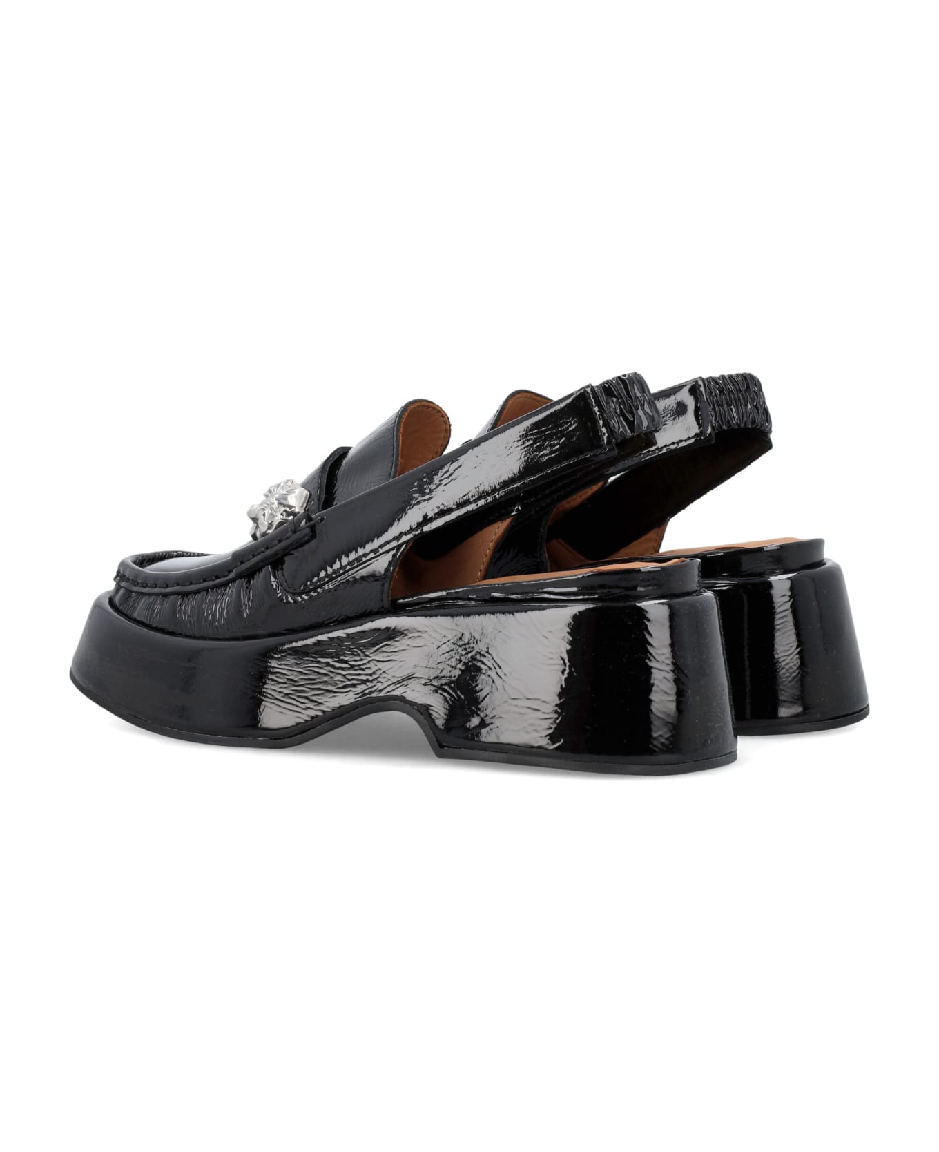 Ganni Platform Slingback Loafers | italist
