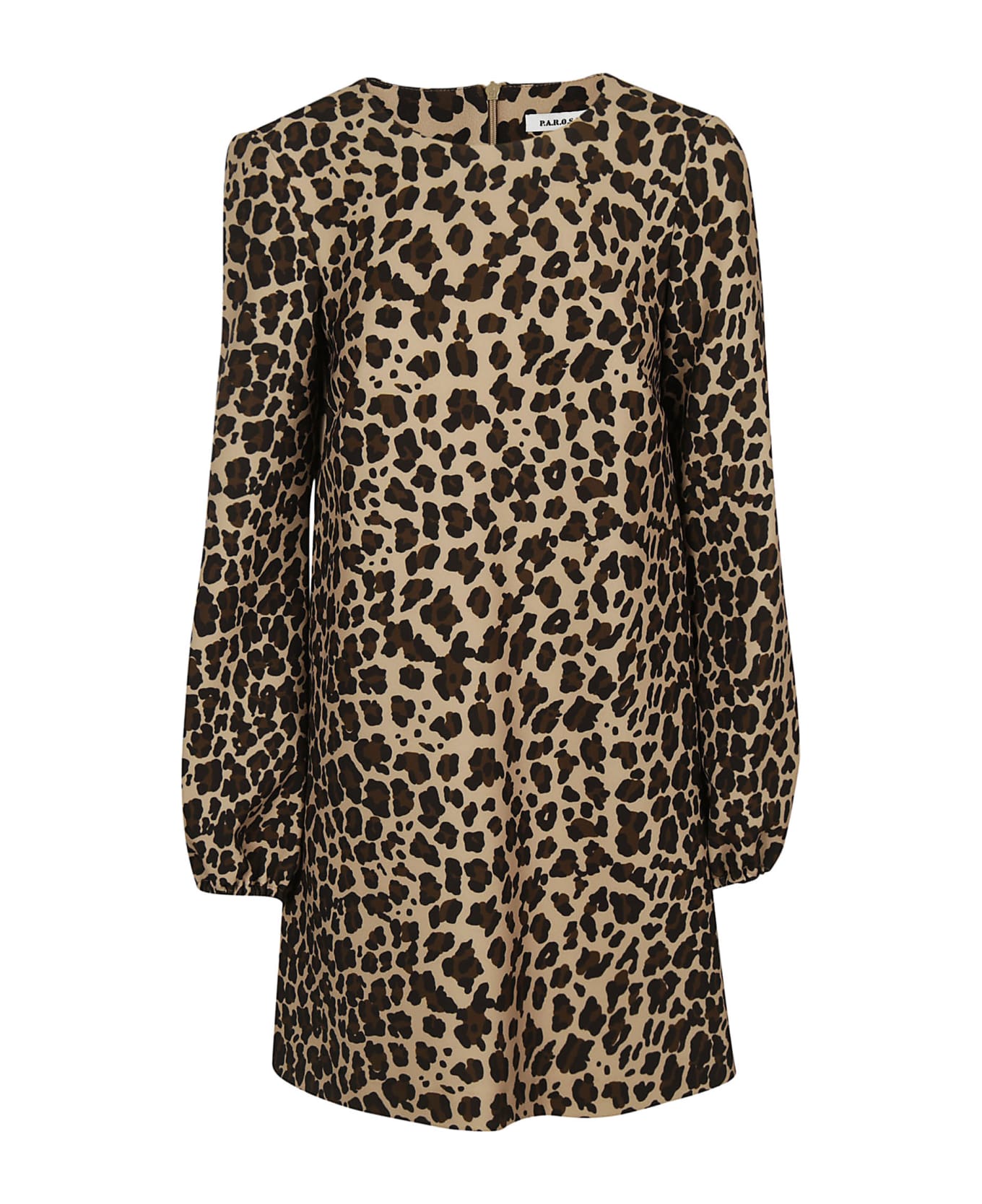 Parosh Leopard Print Shift Dress | italist