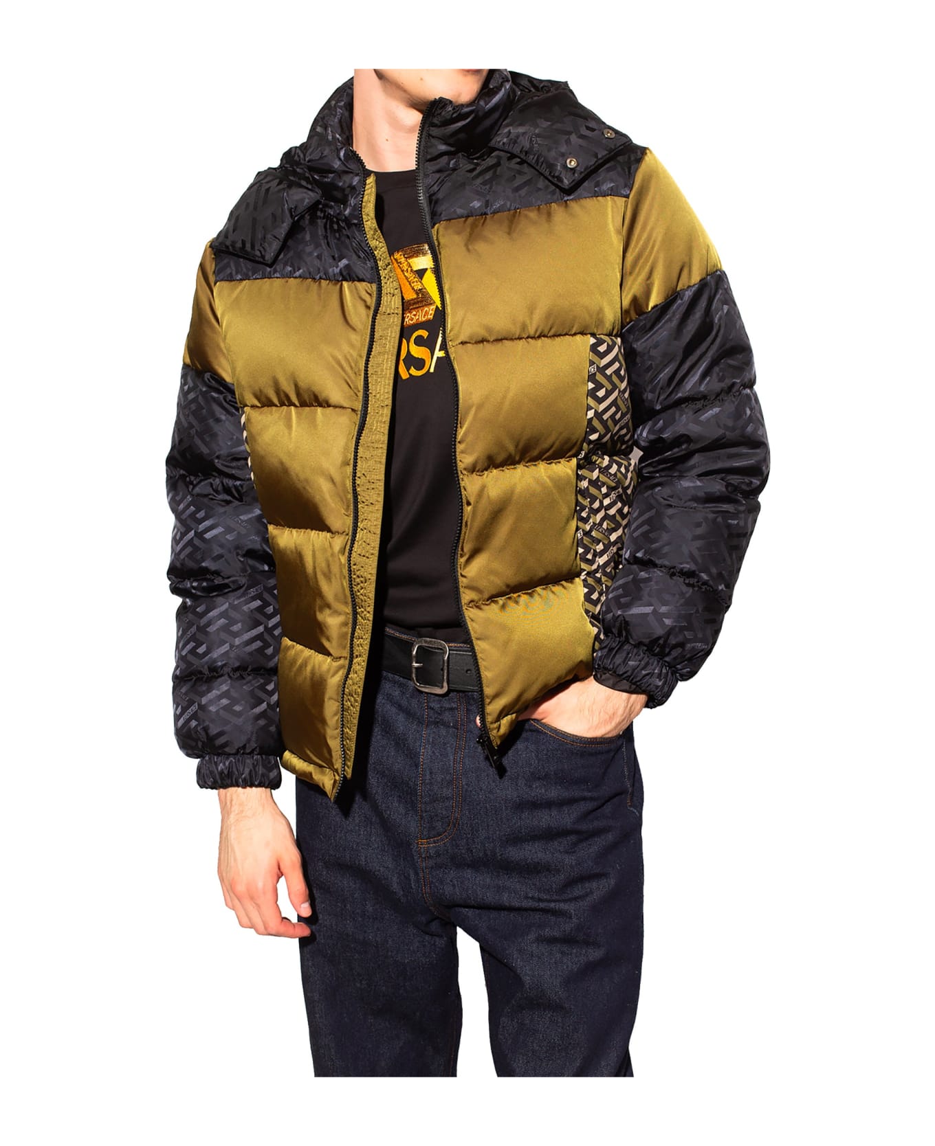 Versace Logo Padded Jacket | italist