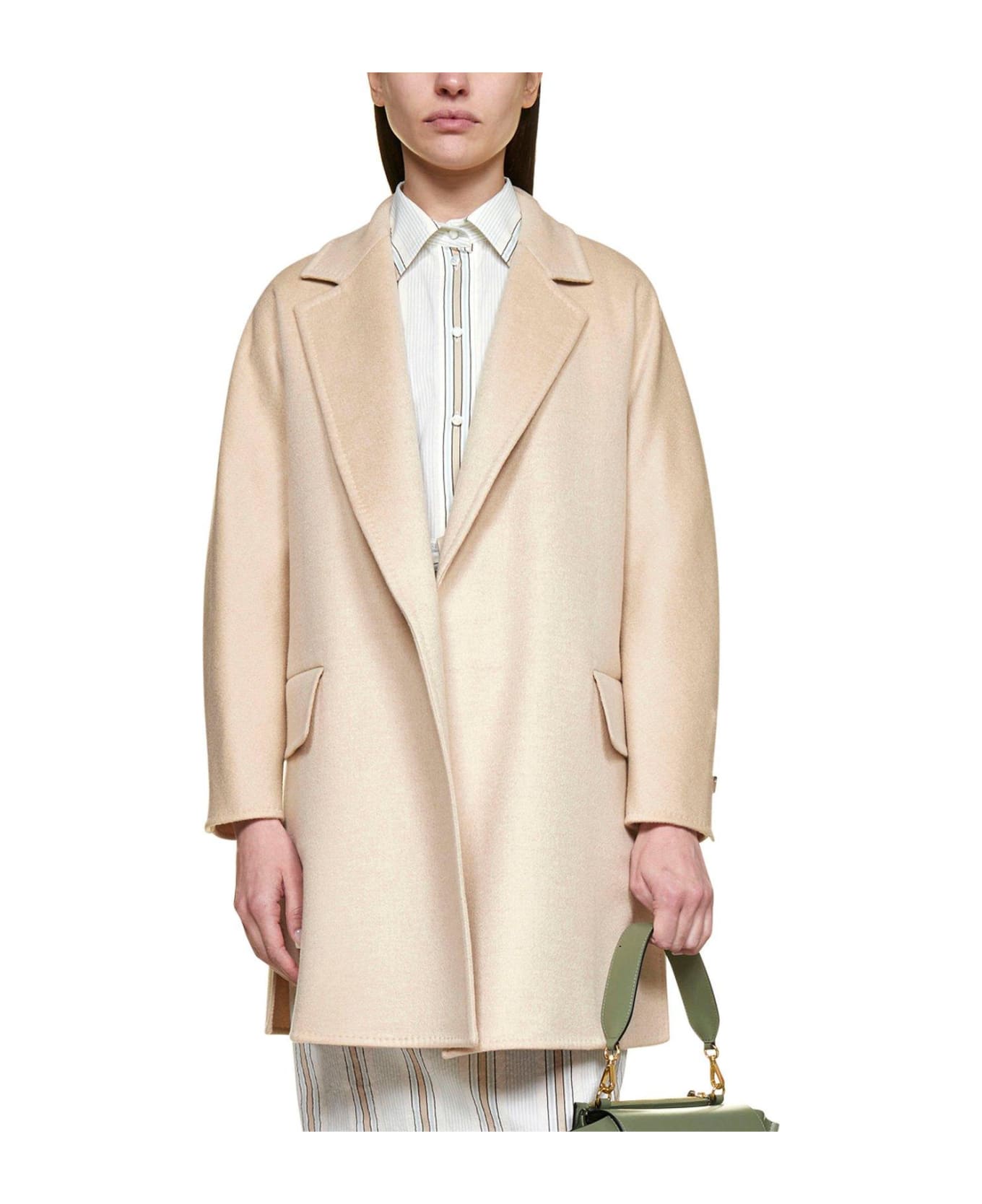 Max Mara Ferrara Button Detailed Coat | italist