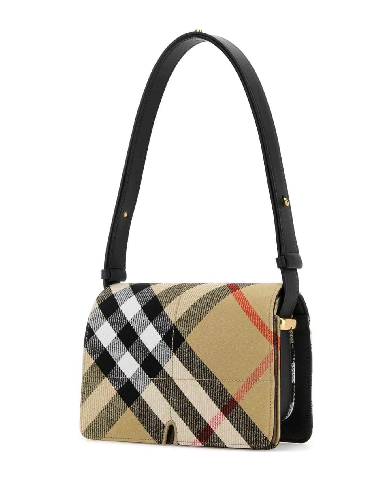 Burberry Printed Canvas Snip Shoulder Bag | italist, ALWAYS LIKE A SALE