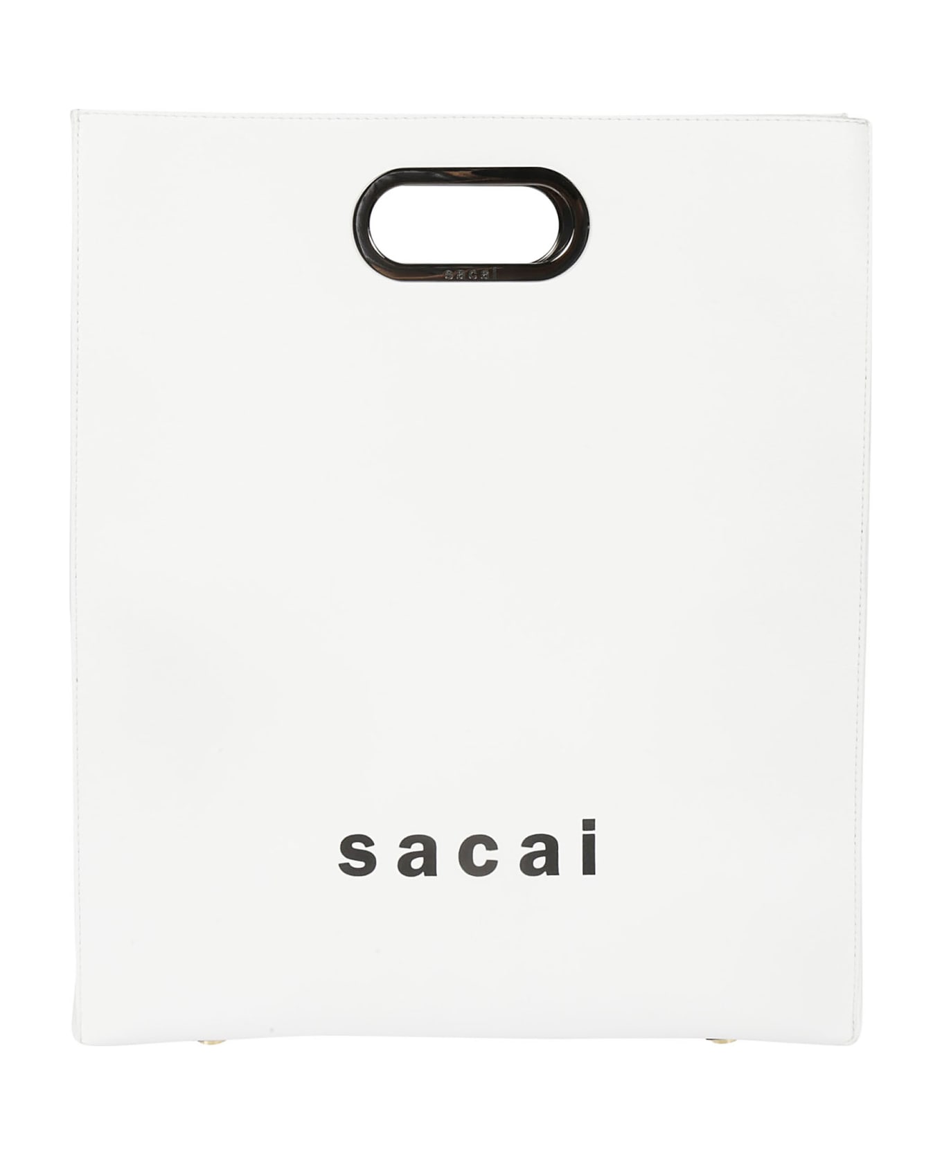 Sacai Logo Print Shopper Bag | italist