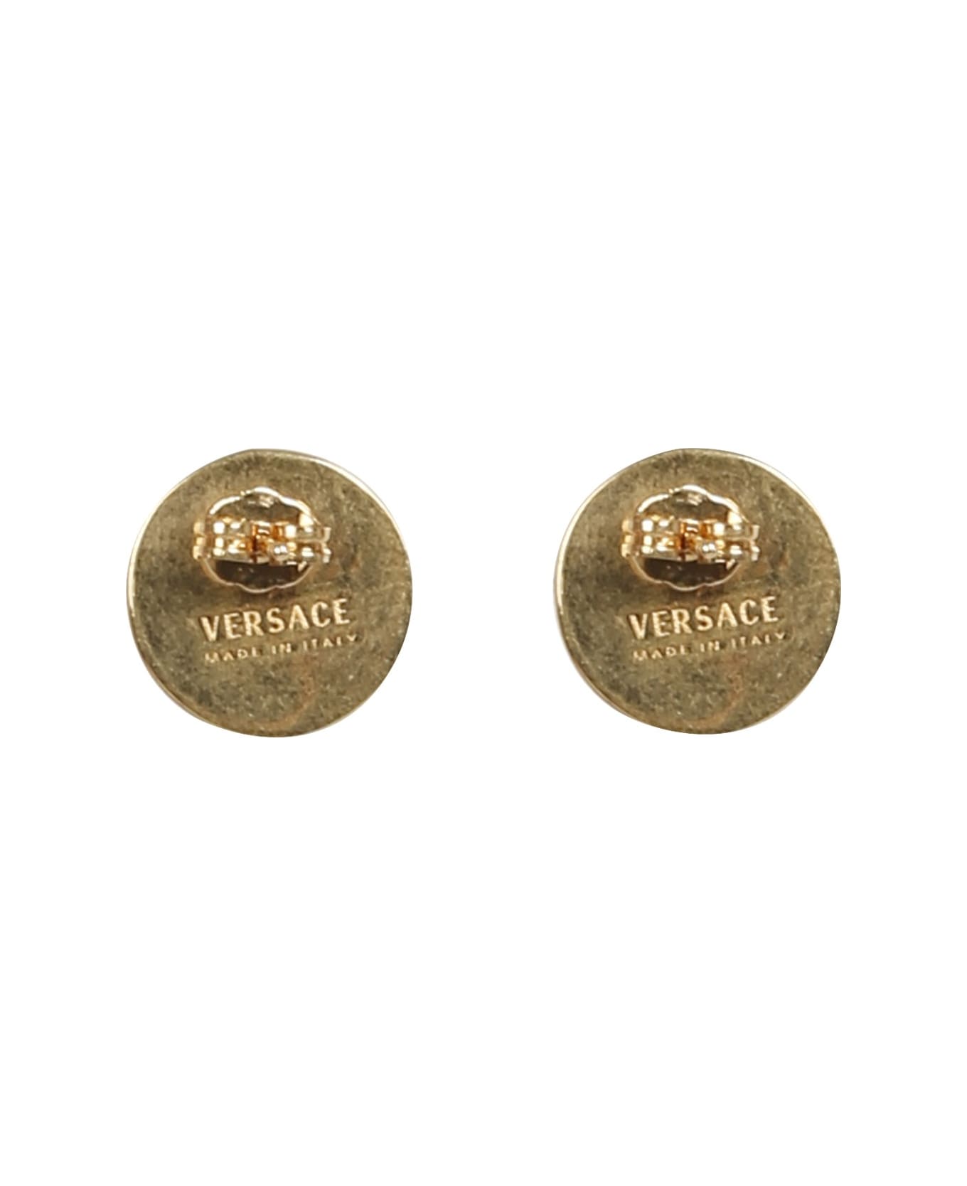 Versace Tribute Button Earrings | italist