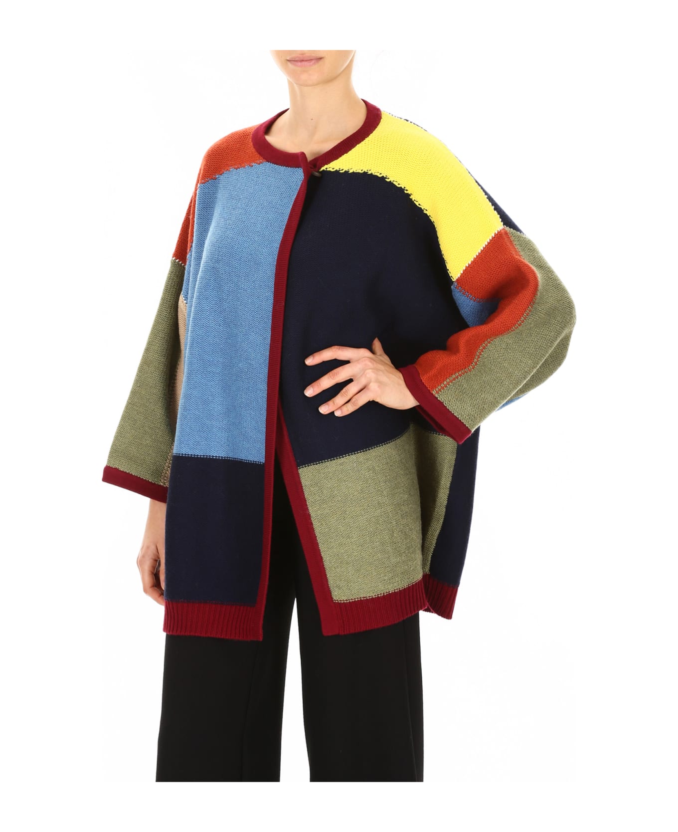 See by Chloé Color Block Cardigan | italist