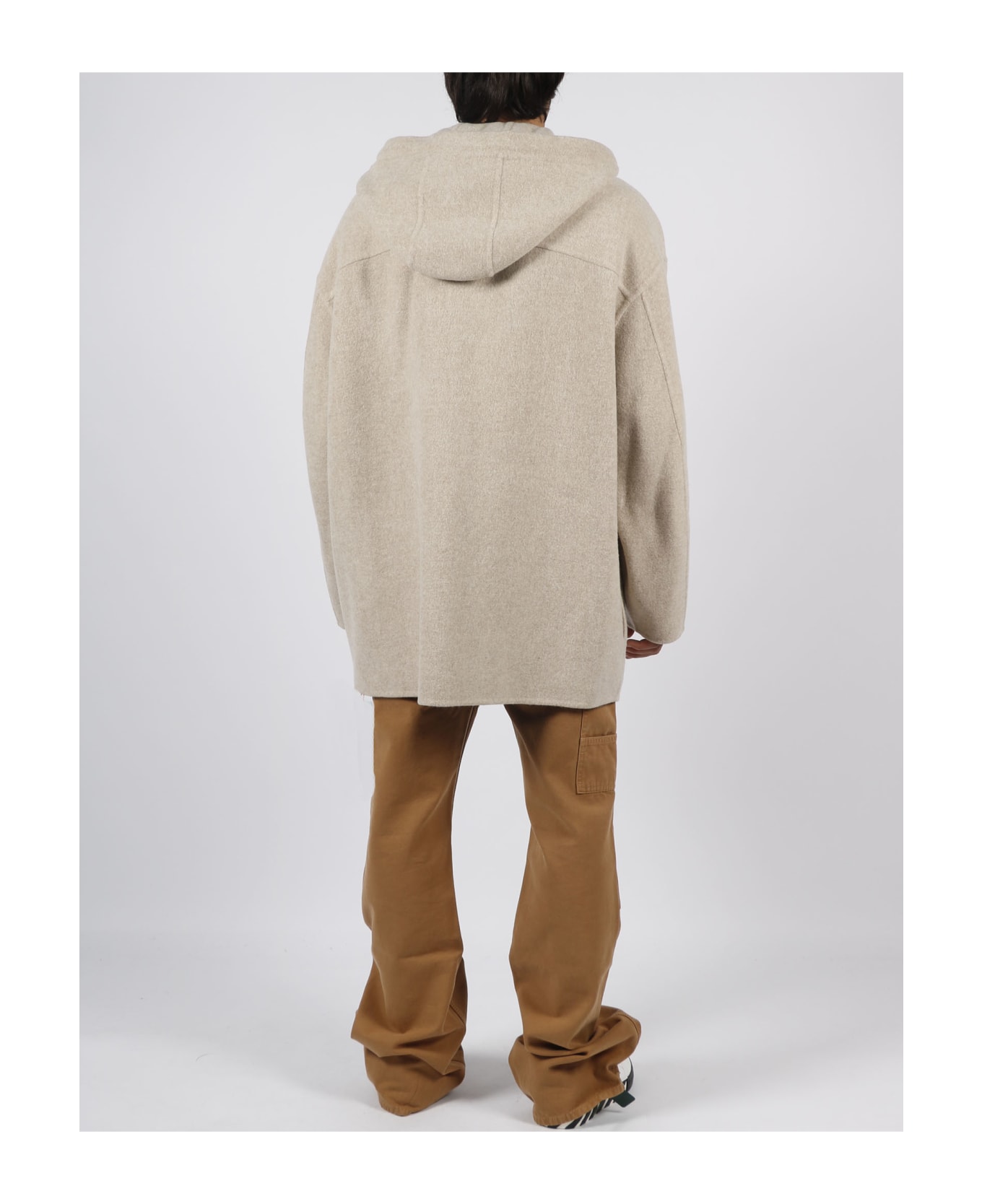 Off-White Tag Double Wool Over Zip Hoodie | italist, ALWAYS LIKE A SALE